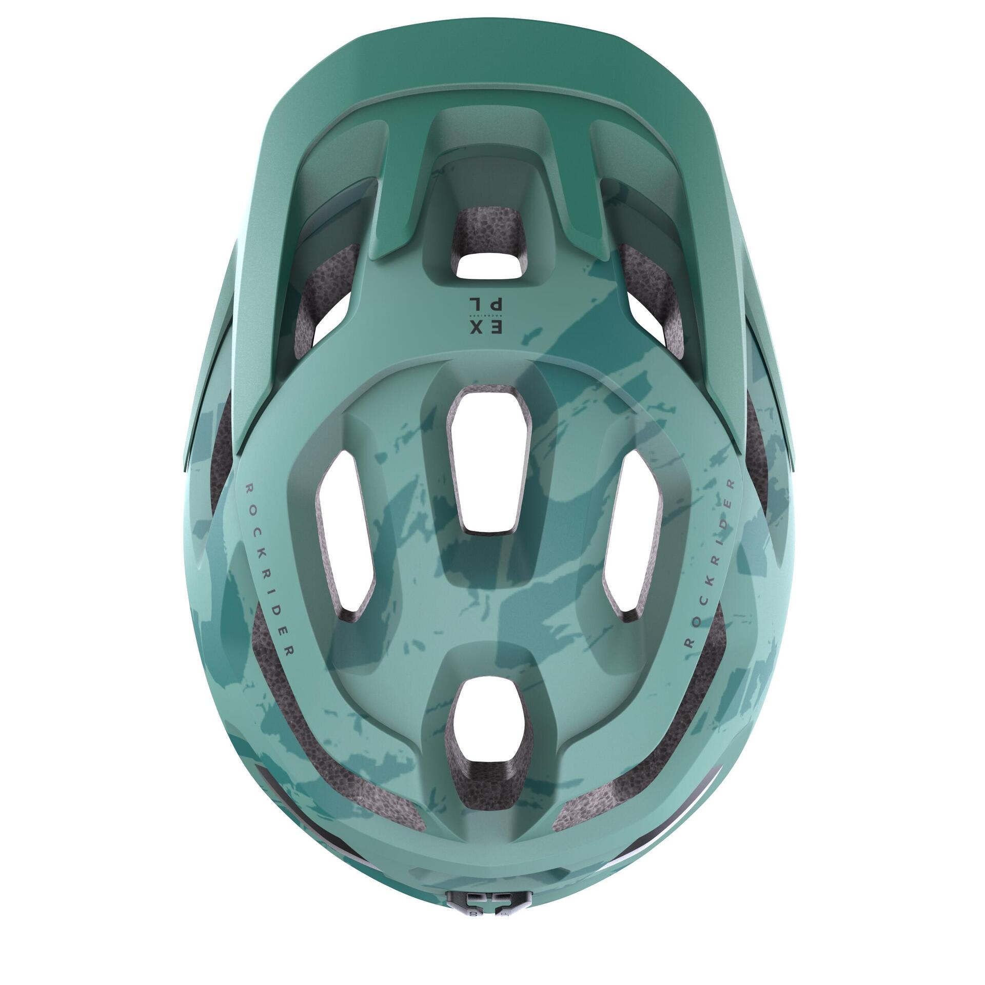 Helm Sepeda Gunung EXPL 500 - Hijau