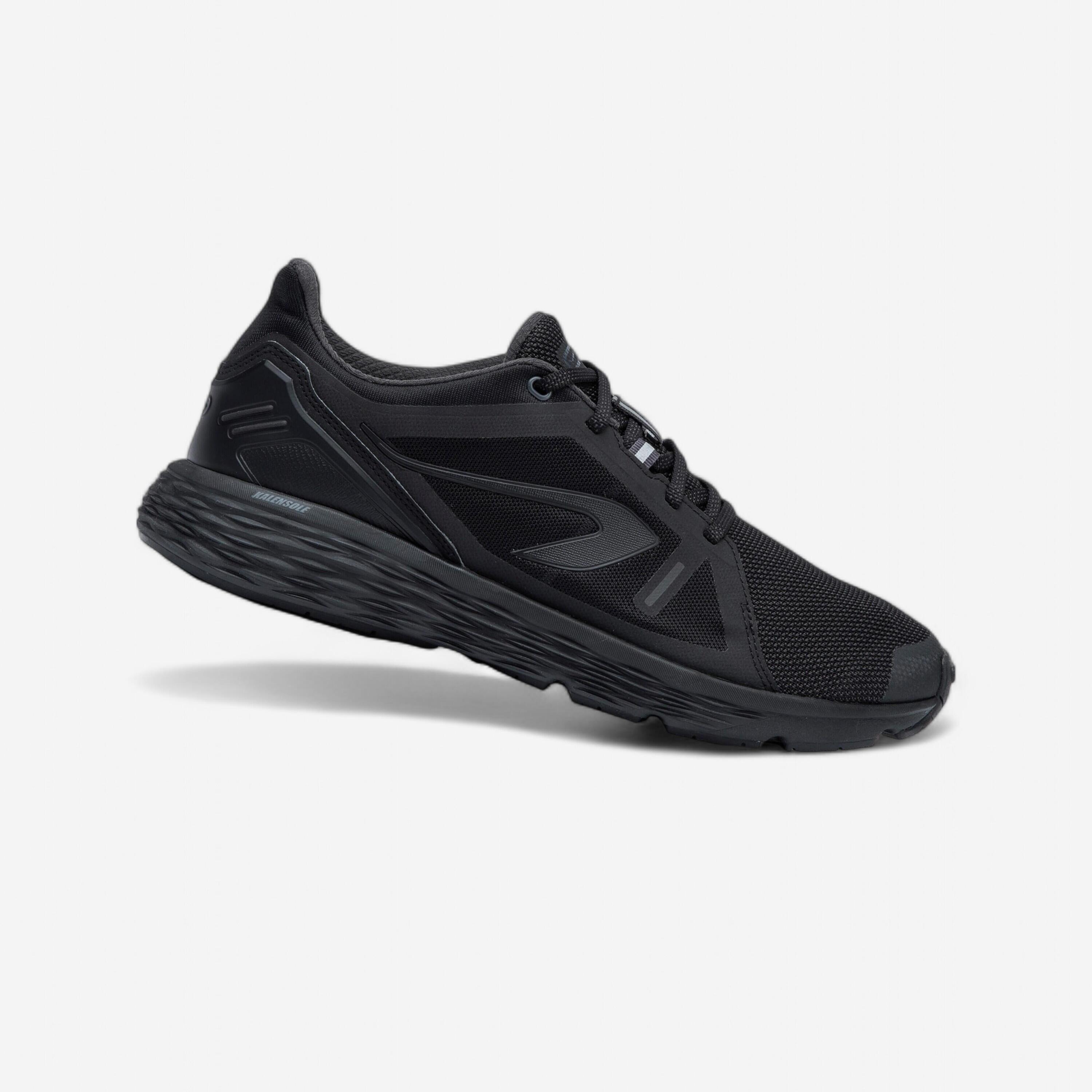 Kalenji Run Comfort Men's Running Shoes - Triple Black