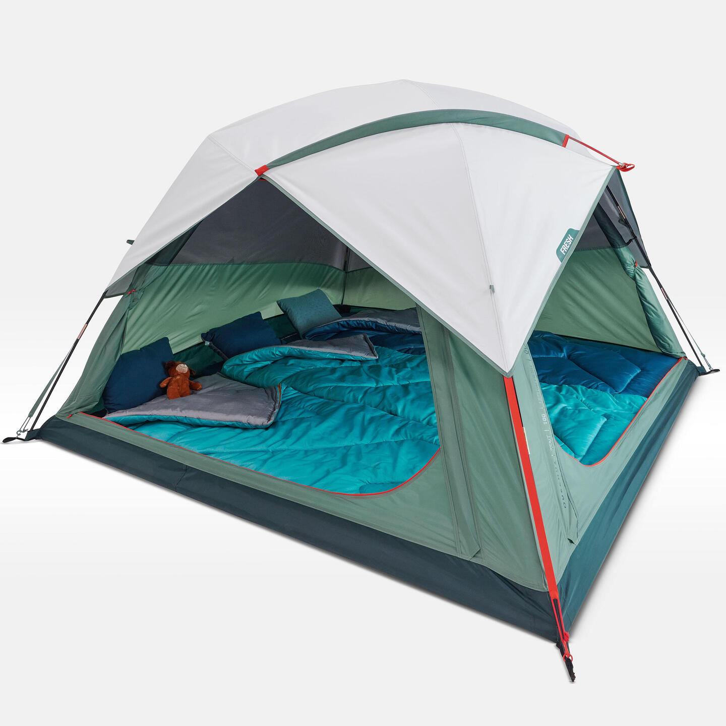 3 People Camping Tent Ultra Fresh MH100 - Green