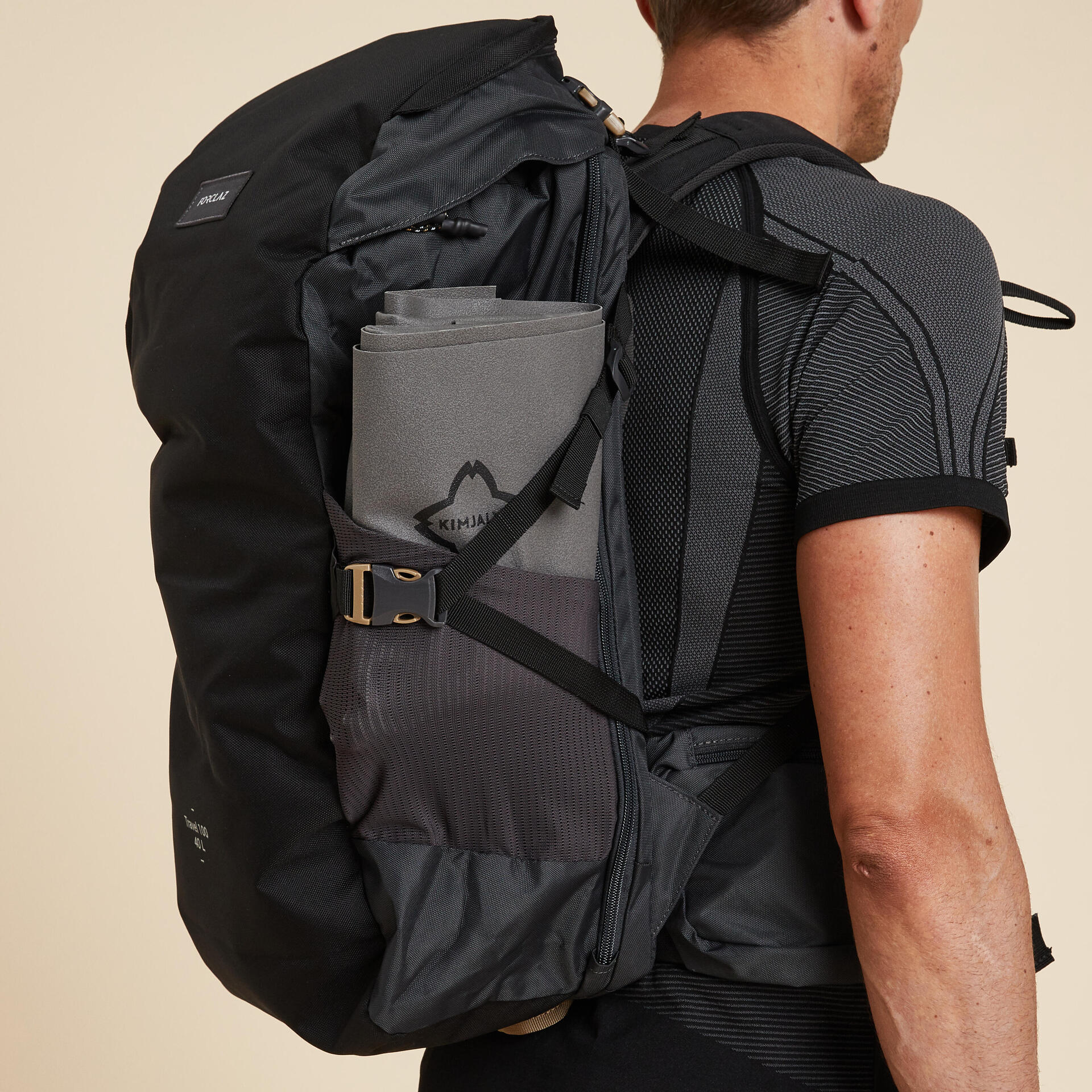 1.3mm Travel Yoga Mat - Grey