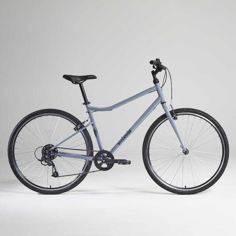 Hybrid Bike Grey - 120 Series - Decathlon