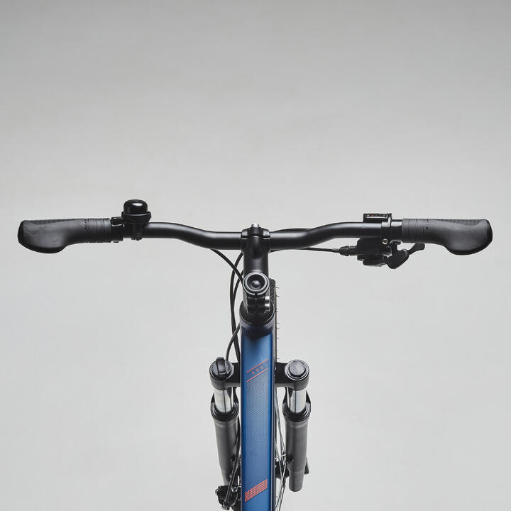 Riverside 500 Hybrid Bike - navy RIVERSIDE - Decathlon