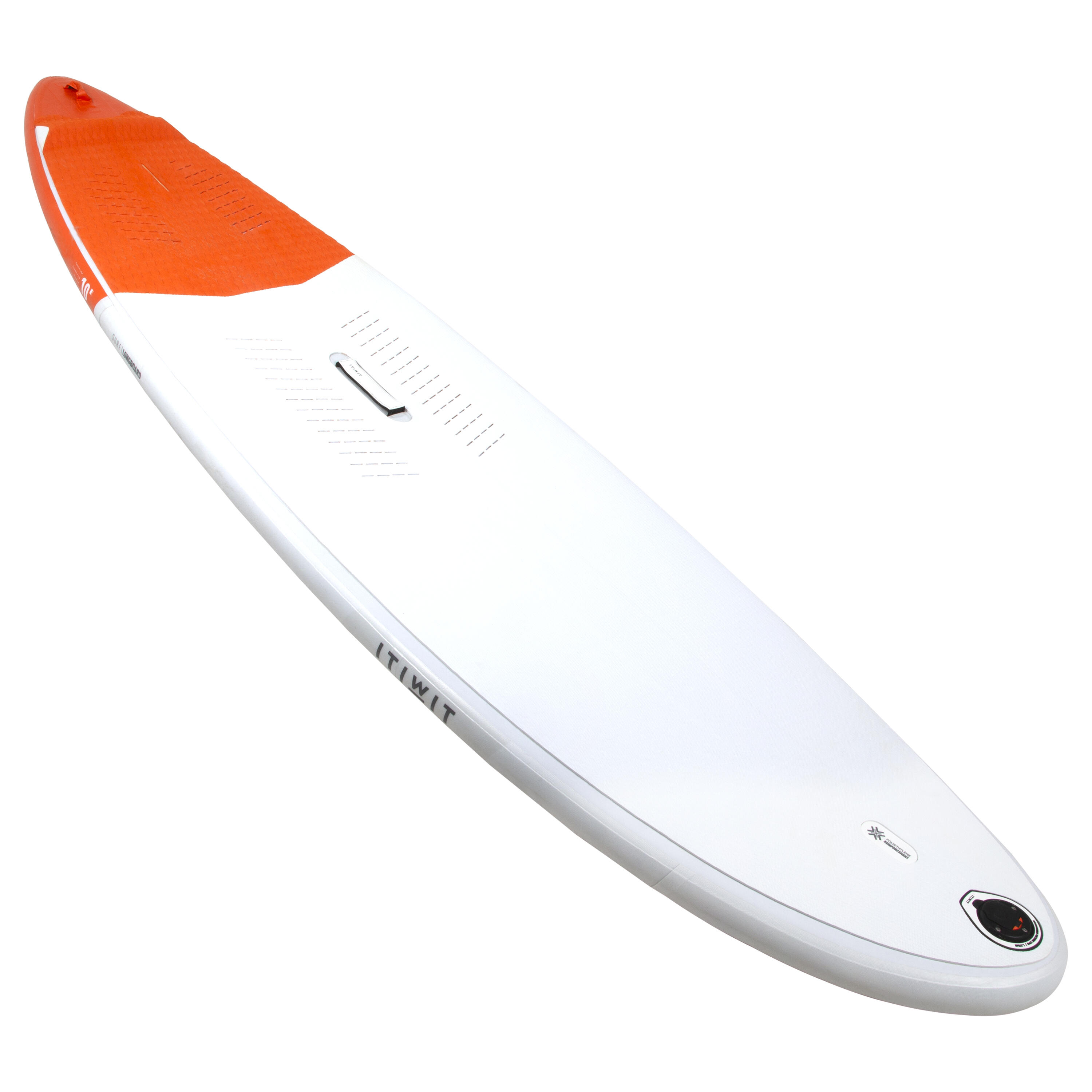 Inflatable Paddle Board - 500 Blue/Orange - Delicate blue, Papaya ...