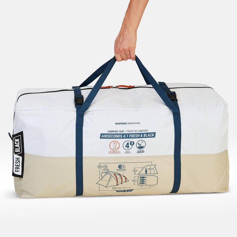 Familienzelt aufblasbar Fresh & Black - Air Seconds 4.1 für 4 Personen ... Familienzelt aufblasbar Fresh & Black - Air Seconds 4.1 für 4 Personen ...