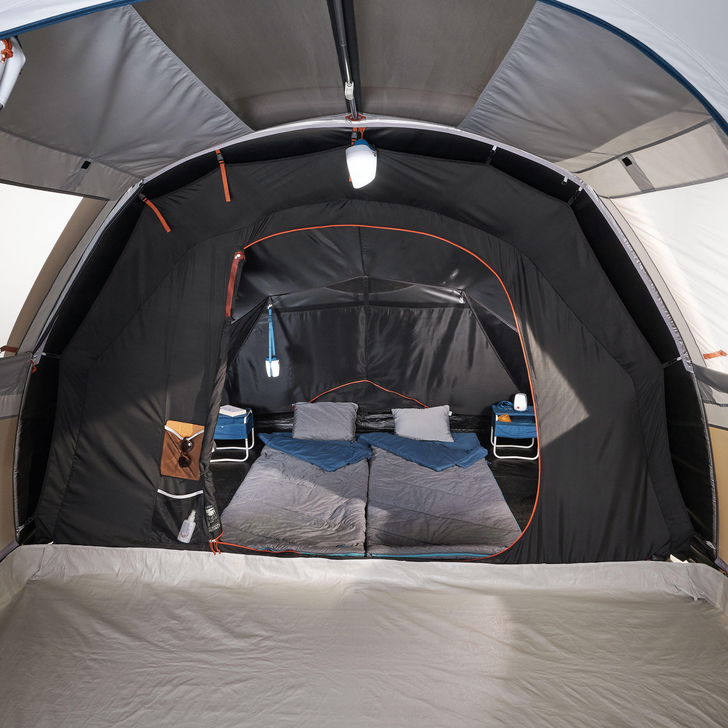 4-Man Inflatable Blackout Tent - Air Seconds 4.1 - Decathlon 4-Man Inflatable Blackout Tent - Air Seconds 4.1 - Decathlon