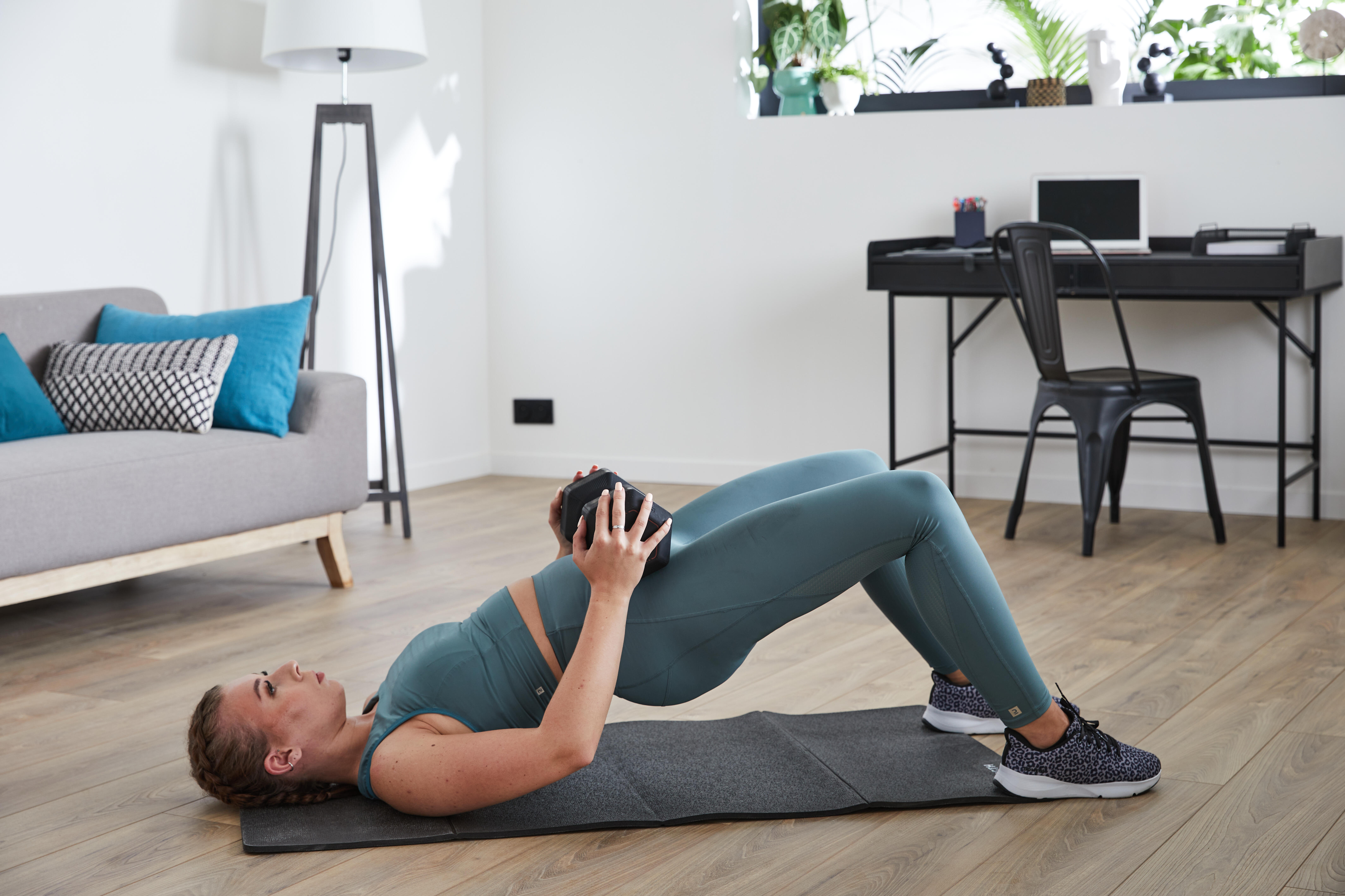 12.5 kg Cross/Weight Training Hex Dumbbell - Black - Black - Corength ...