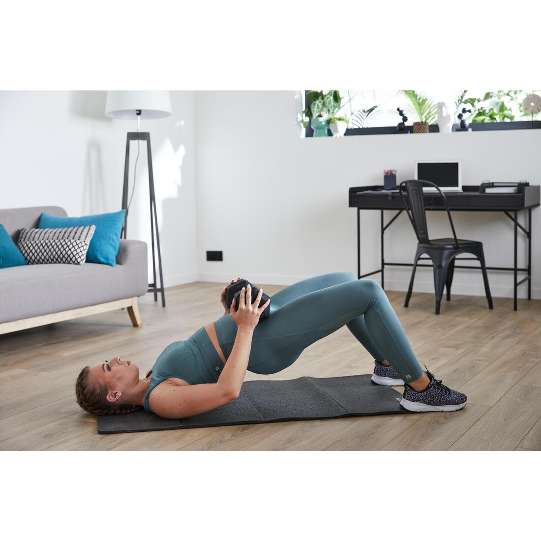 Halter für Crosstraining und Krafttraining 12,5 kg - Dumbbell Hexagonal ...