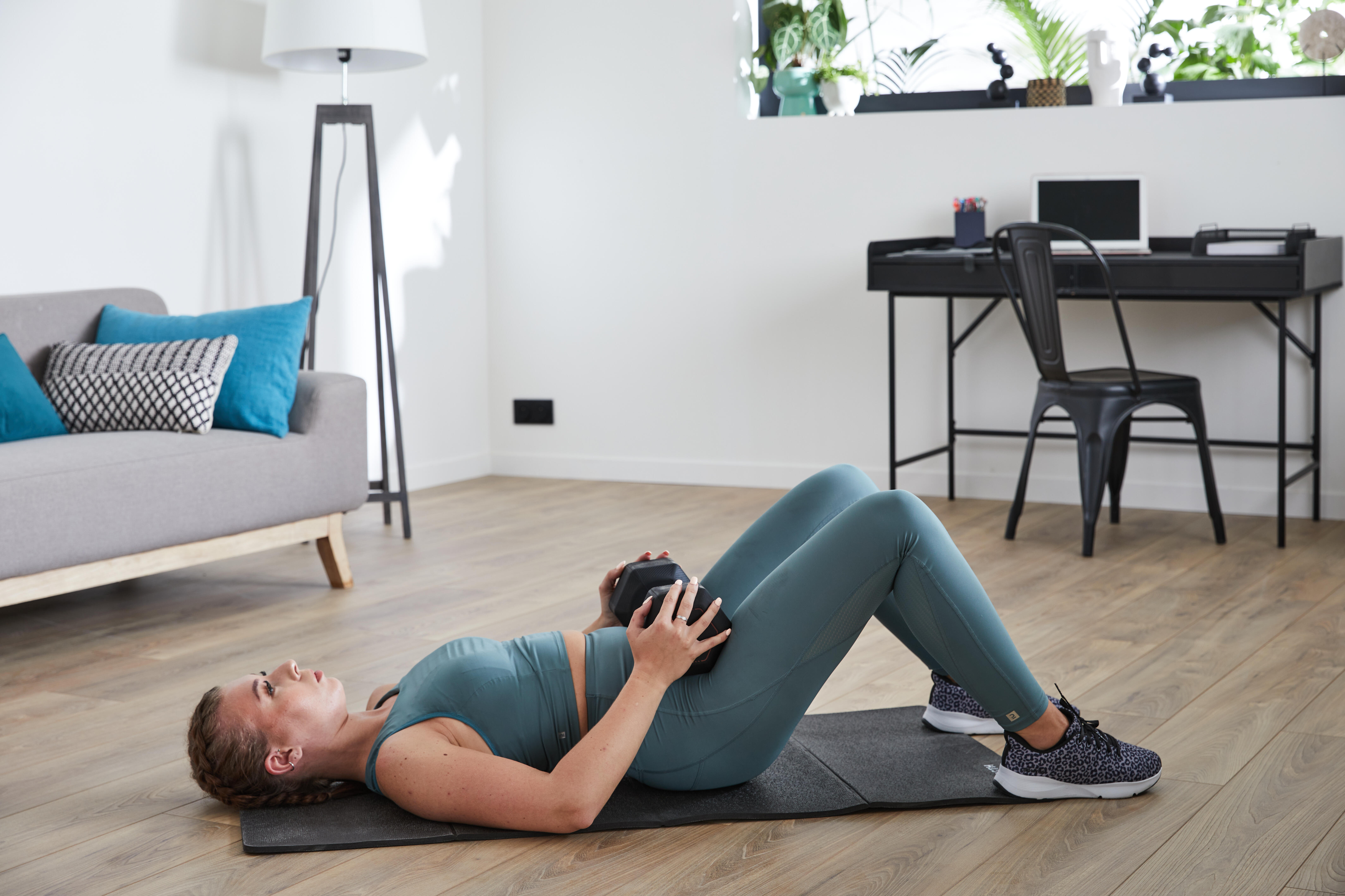 12.5 kg Cross/Weight Training Hex Dumbbell - Black - Black - Corength ...