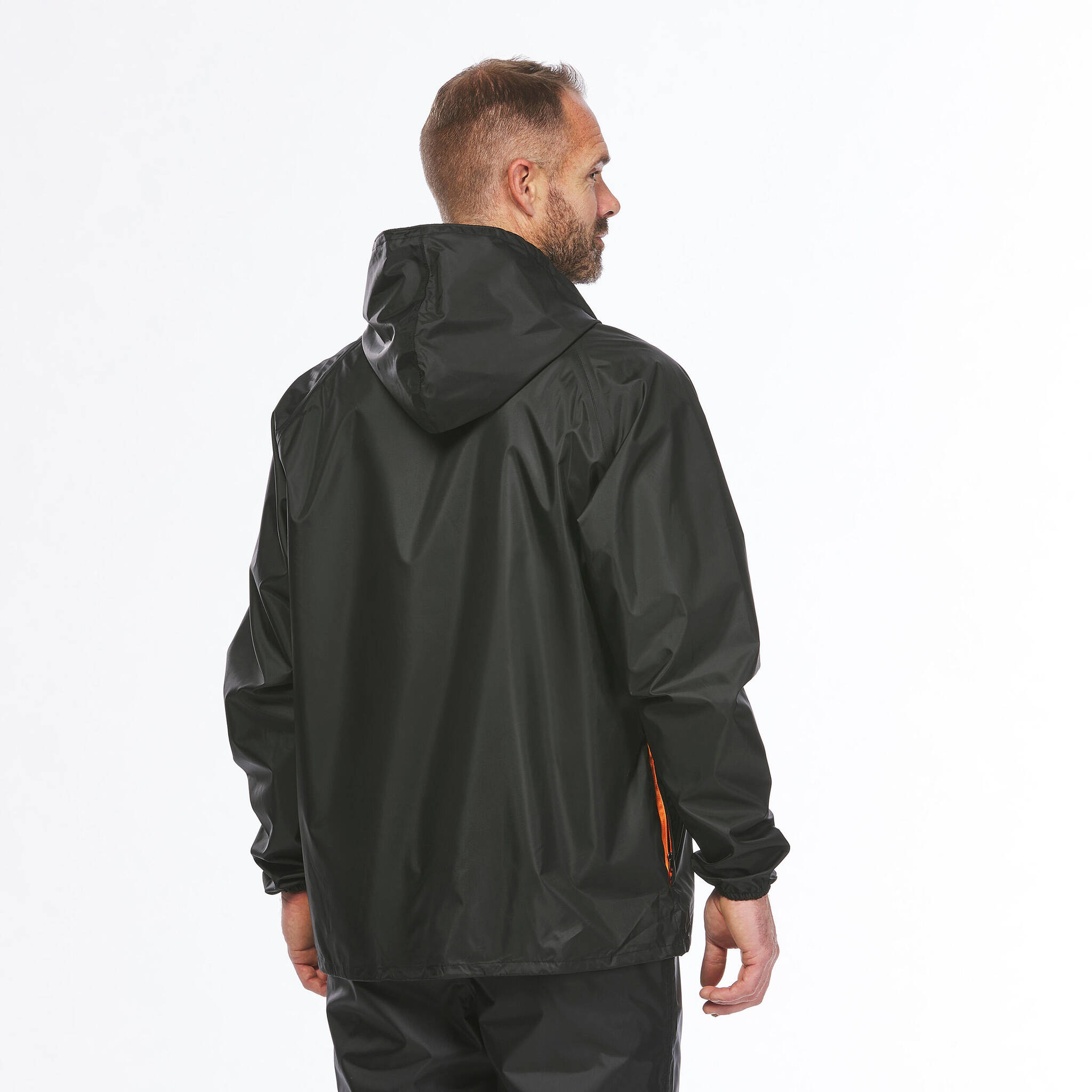 Buy Men’s Country Walking Raincoat - NH100 Black Online | Decathlon