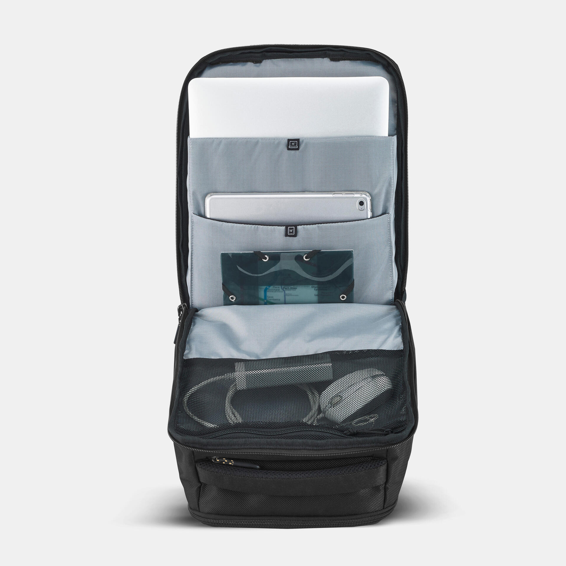 23L Hiking Backpack - NH500 ESCAPE - Black