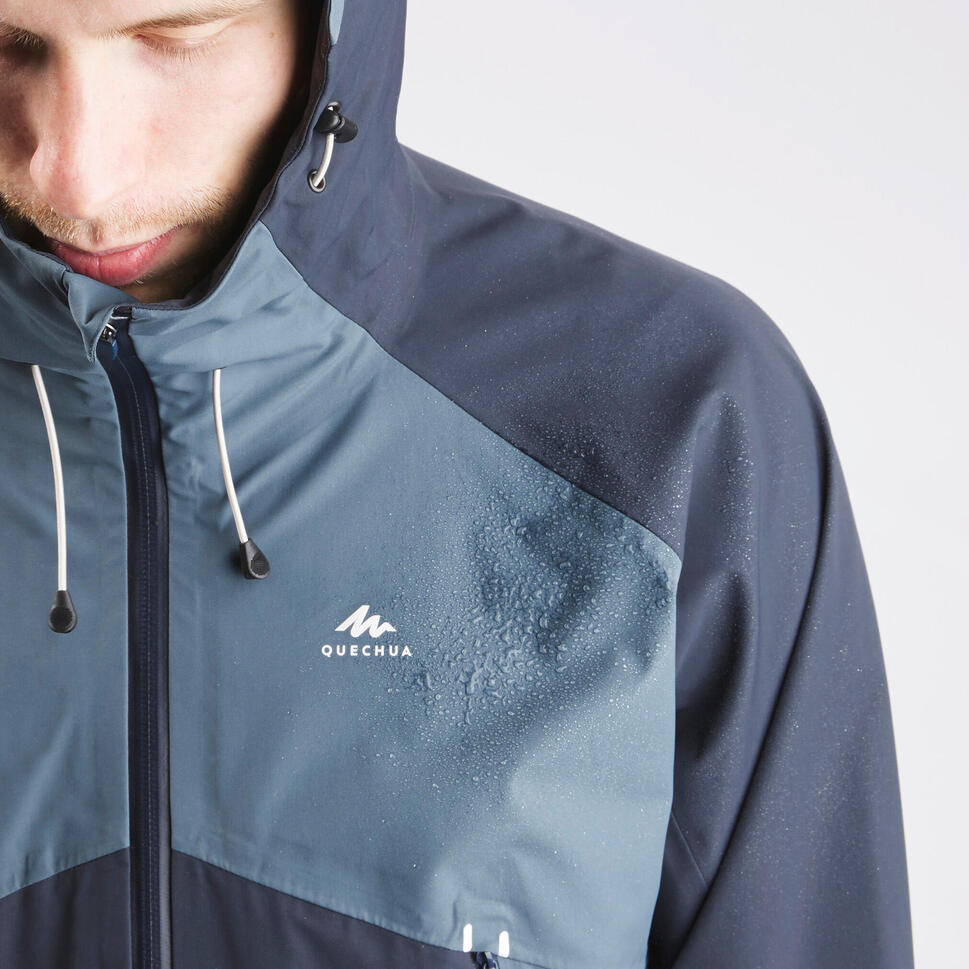 Men's Hiking Lightweight Waterproof Jacket MH500 QUECHUA - Decathlon