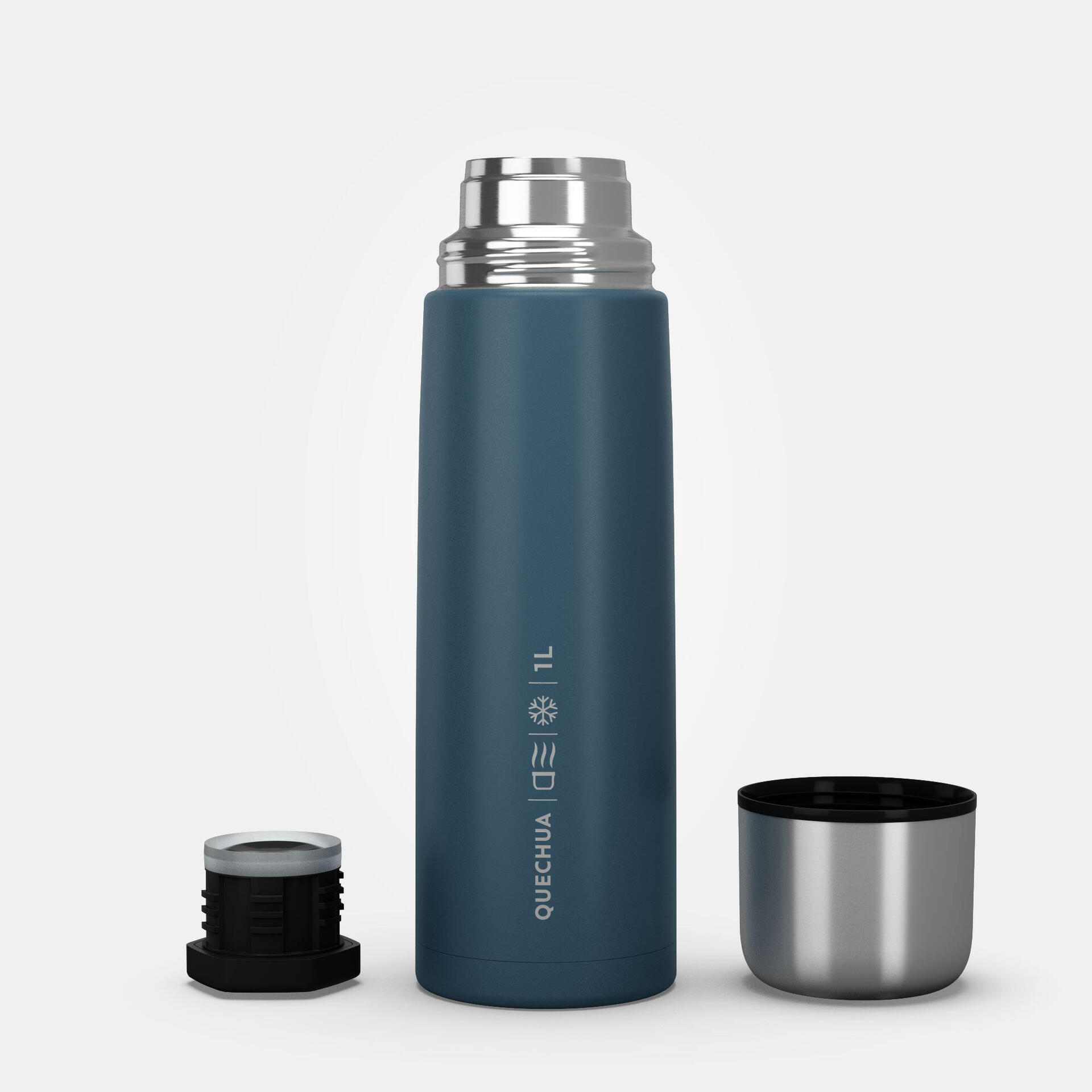 Botol Hiking Stainless Steel Insulasi 1 L Biru