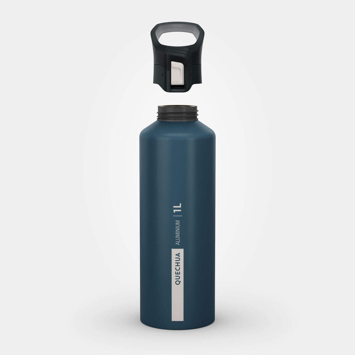 Gourde 500 alu 1L avec bouchon ouverture rapide pour la randonnée ...