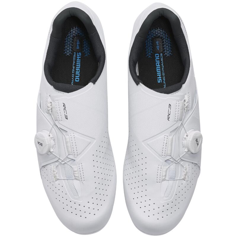 Road Cycling Shoes RC3 - White SHIMANO - Decathlon