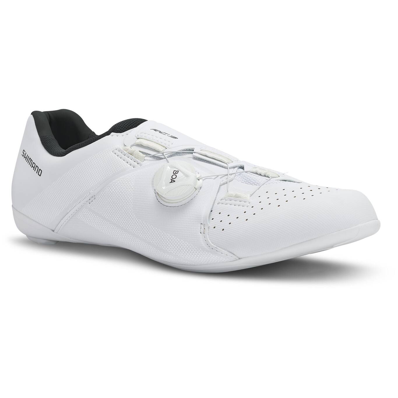 Shimano Road Bike Shoes RC3 White - Wide - Decathlon