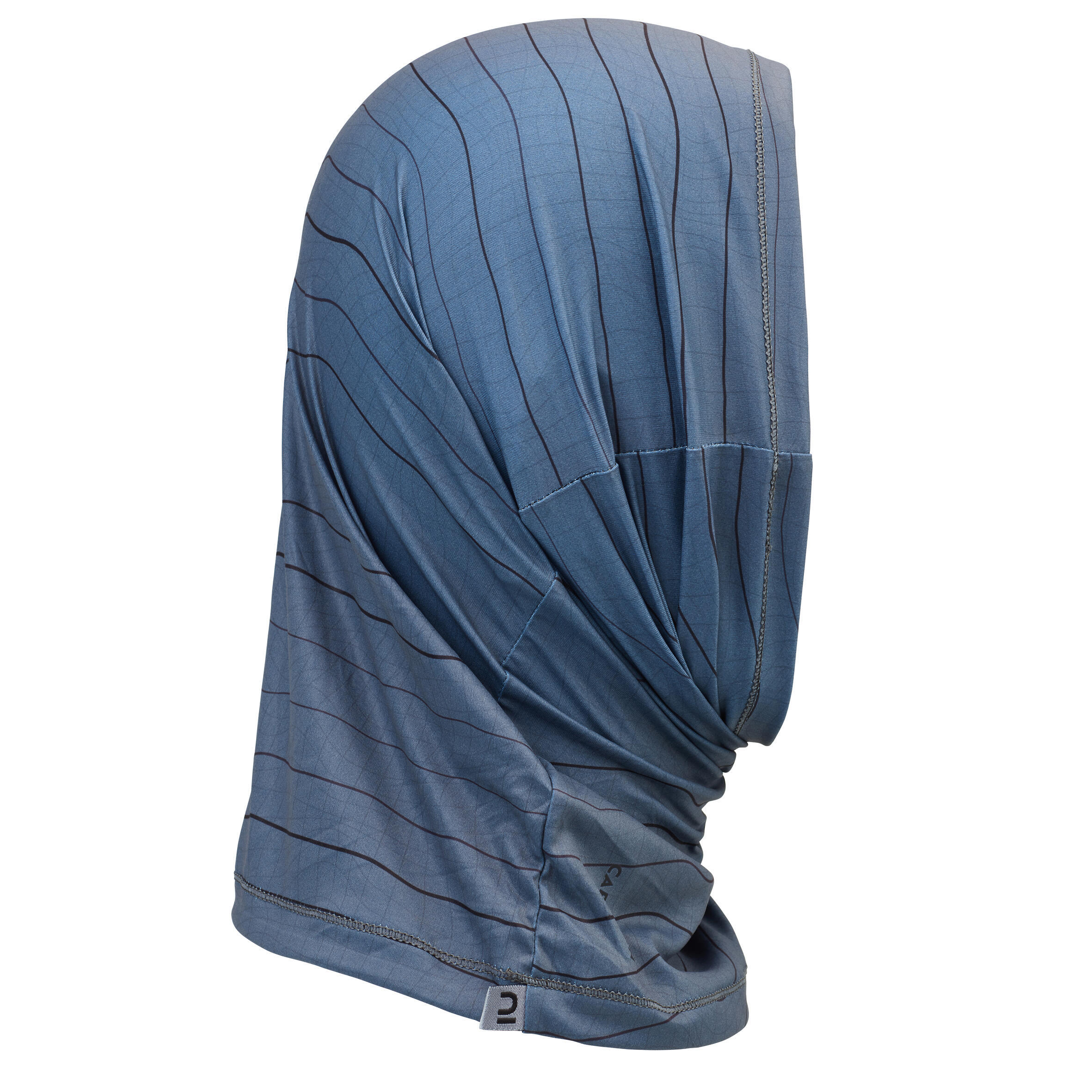 Fishing Neck Gaiter 500 ANTI-UV Grey Blue