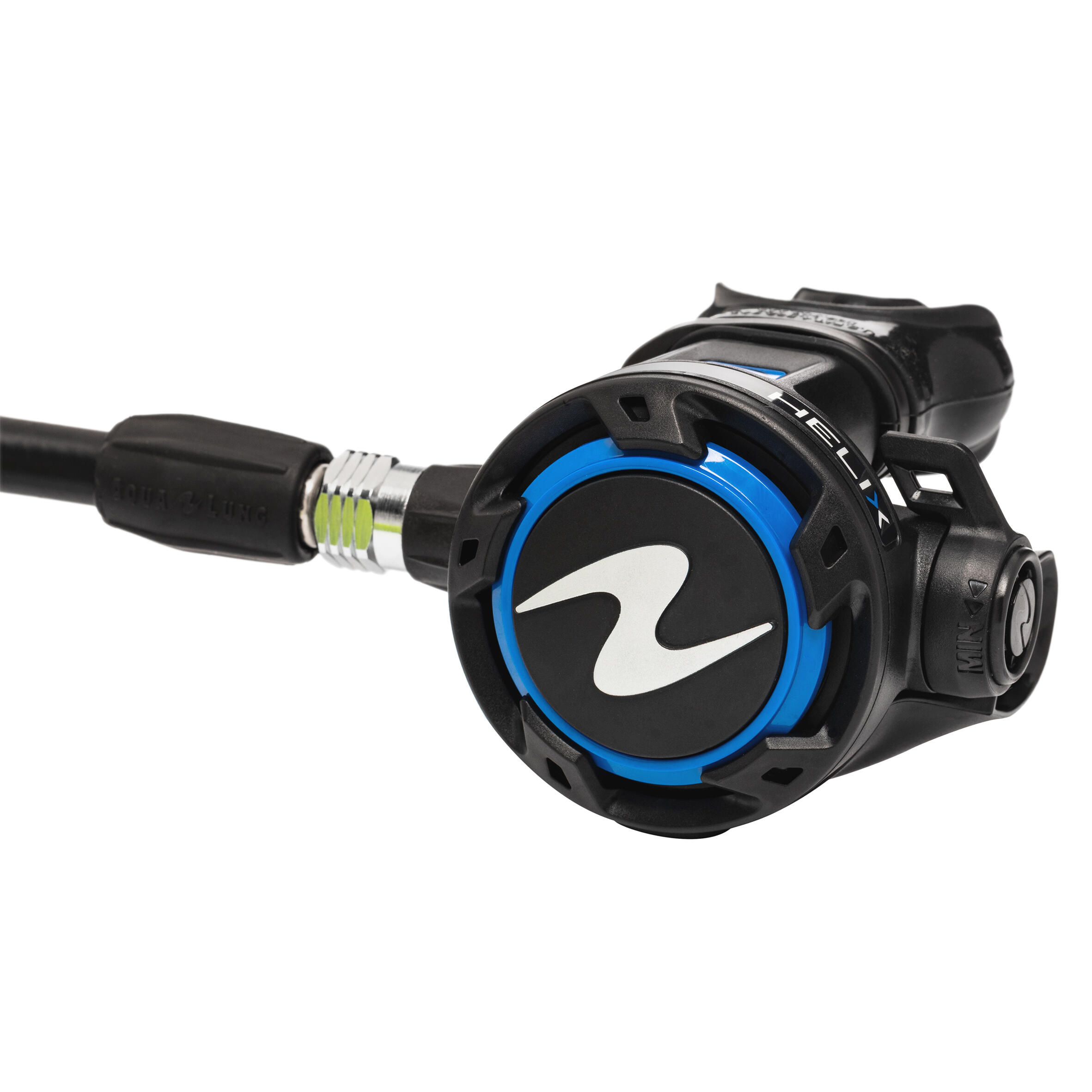 Diving Regulator + Octopus + Pressure Gauge + Bag Set HELIX DIN 300 bar ...