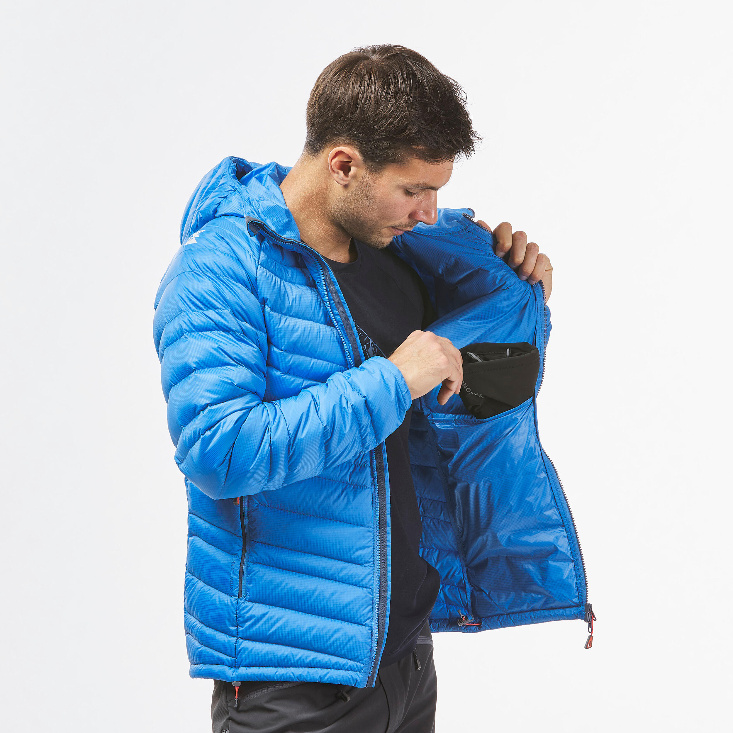 Men's Mountaineering Down Jacket - Alpinism Light Blue SIMOND | Decathlon