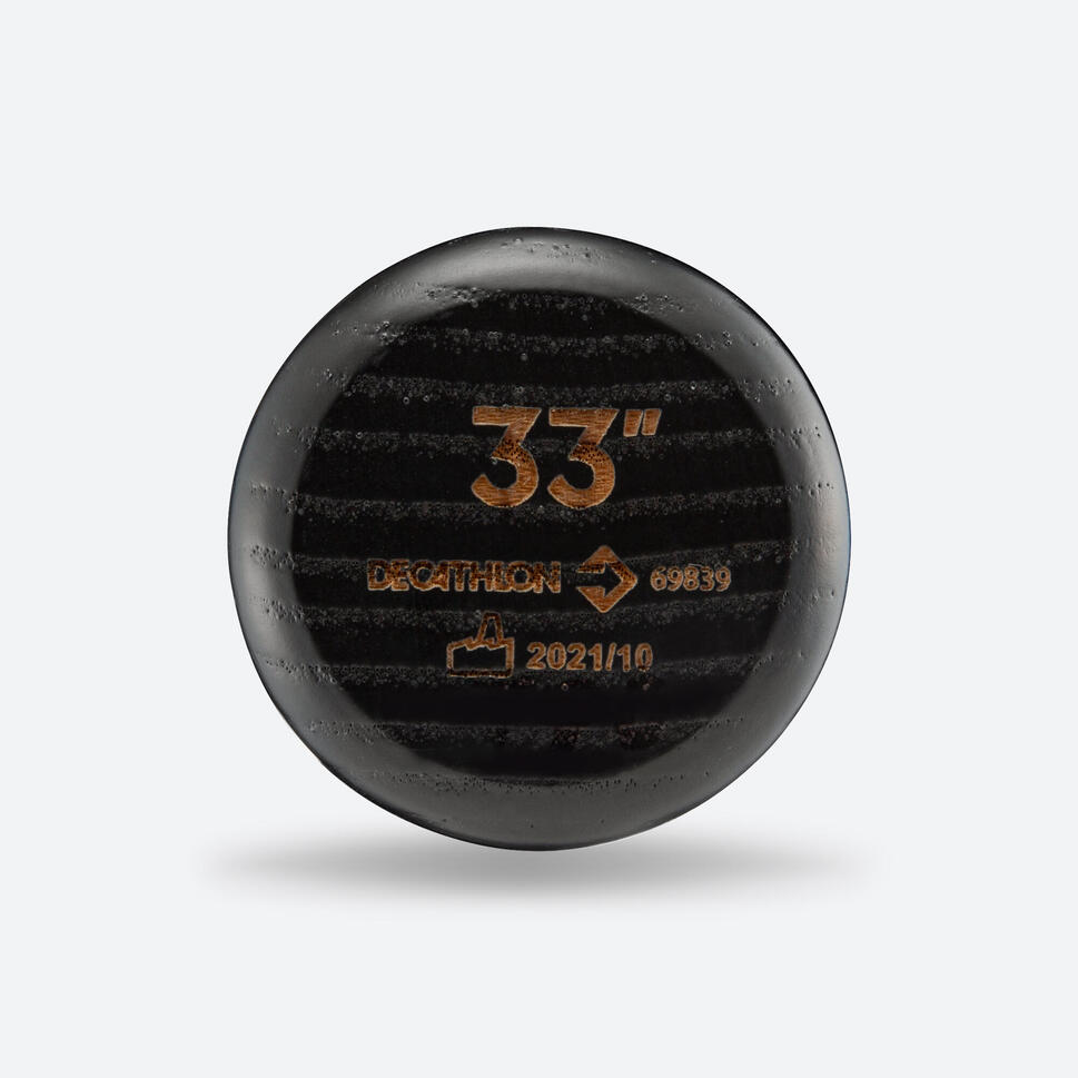 Mazza baseball BA 180 30" o 33" nera KIPSTA | DECATHLON