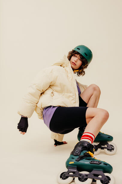 Adult Inline Skates Oxelo MF 900 - Green Yellow