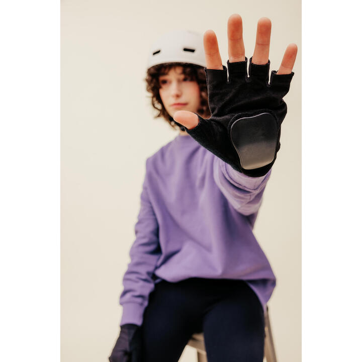 Gants de protection roller MF900 noirs OXELO | Decathlon