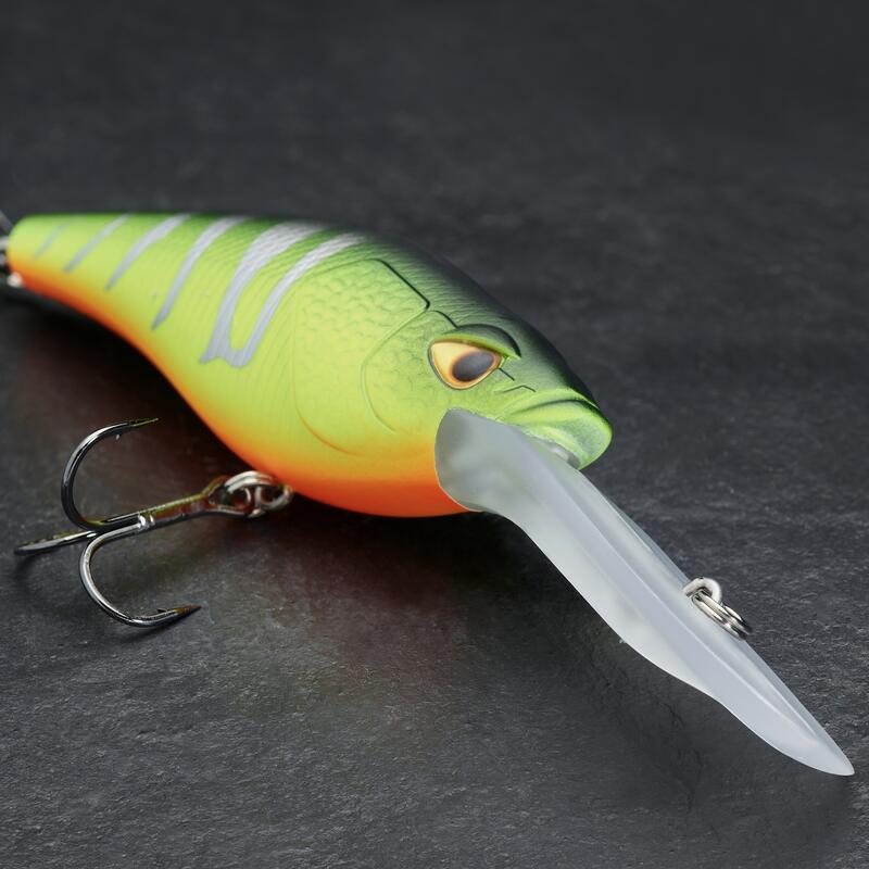 Wobbler Deep Crankbait WXM CRKDD 80F Gold CAPERLAN - DECATHLON