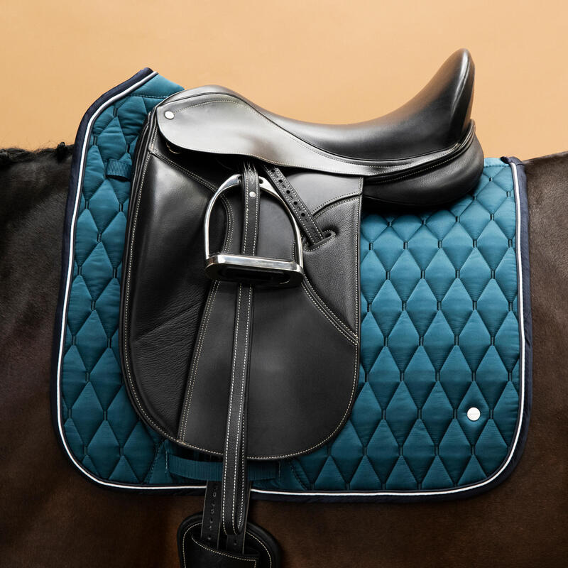 ВЫЕЗДКОВЫЙ ВАЛЬТРАП ЗЕЛЕНЫЙ DRESSAGE 900 - Decathlon