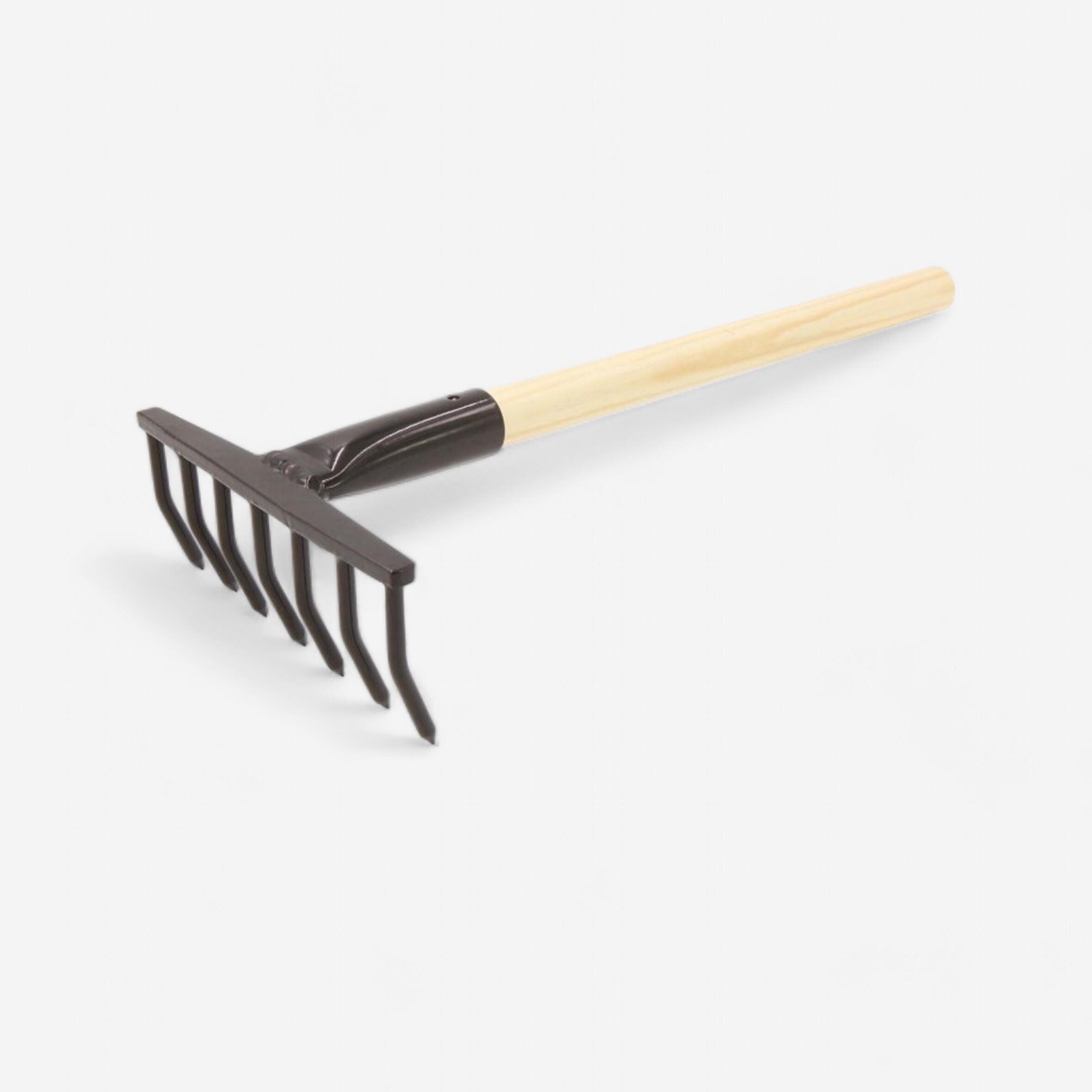 STEEL RAKE WITH 7 ROUNDED PRONGS SHELLFISH HARVESTING - Decathlon