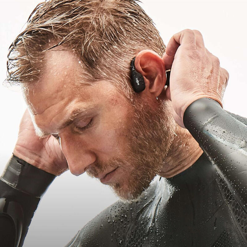 SHOKZ - Căști Etanșe Înot Conducție Osoasă OPENSWIM MP3 | Decathlon