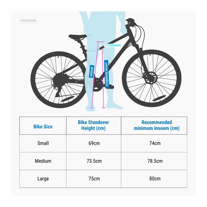 Hybrid Bike Riverside 100 6 speed V-Brake - Black