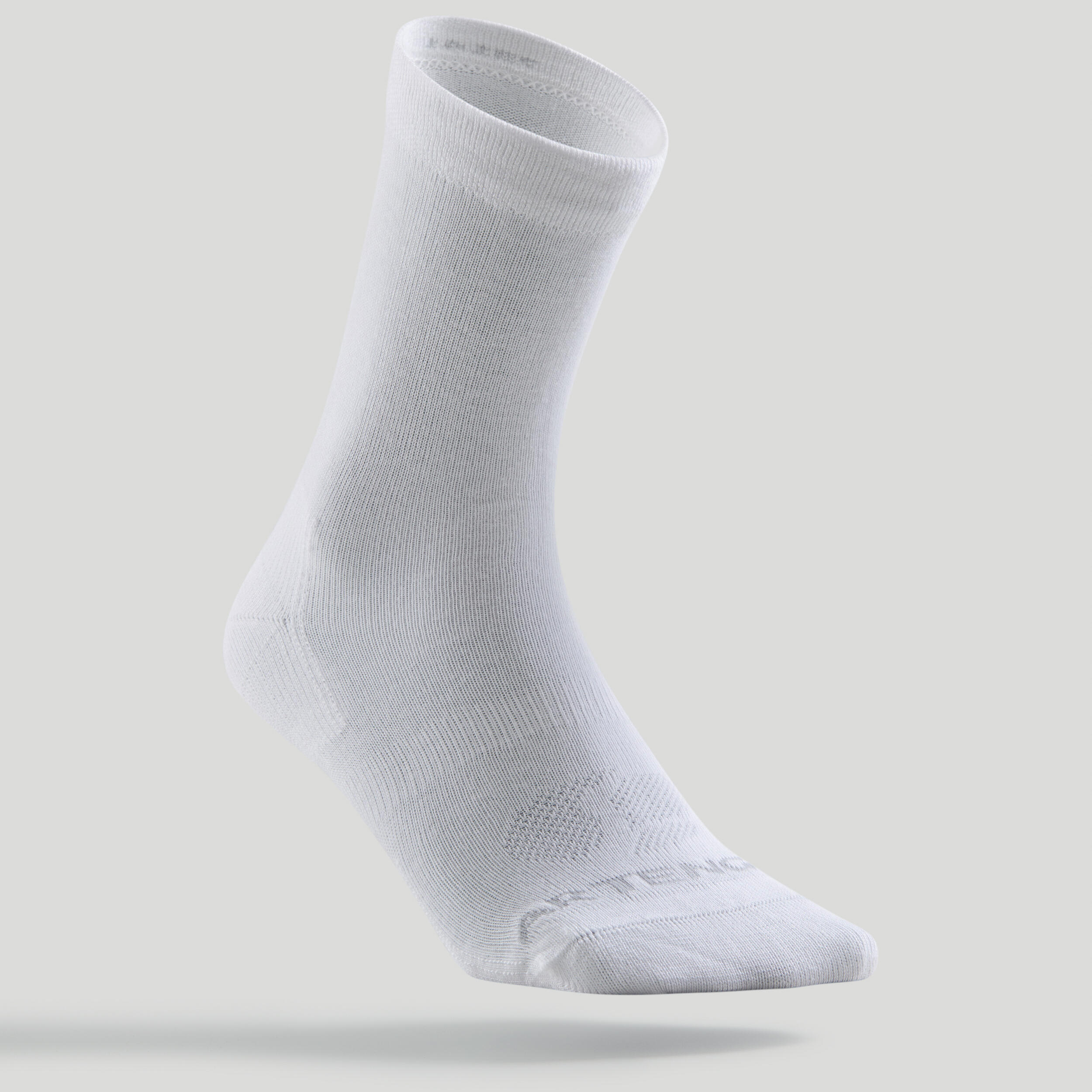 RS 160 Tri-Pack High Sports Socks - Snow white - Artengo - Decathlon