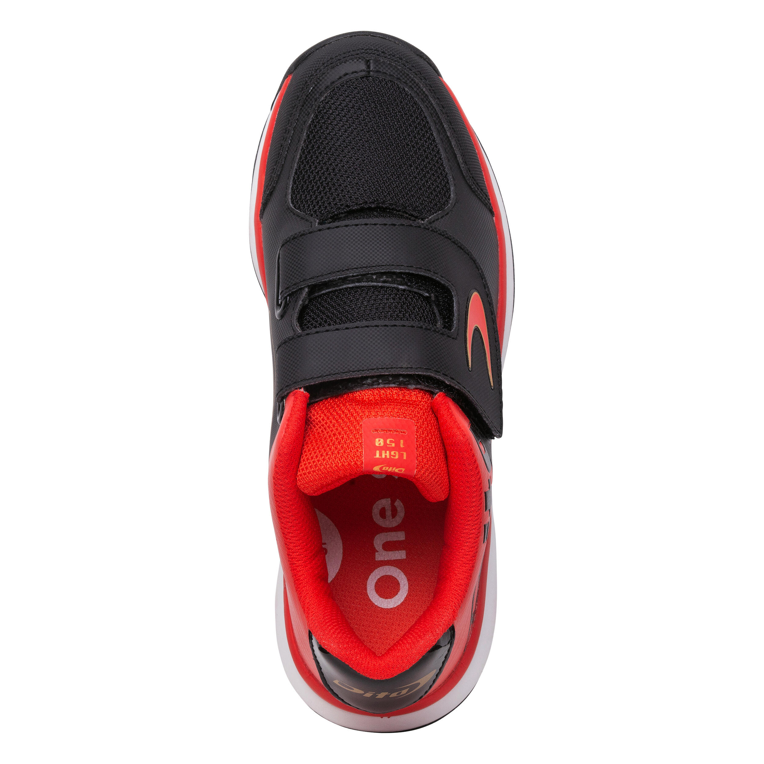 Kinder Feldhockeyschuhe Klettverschluss - Fix And Go rot/schwarz ...