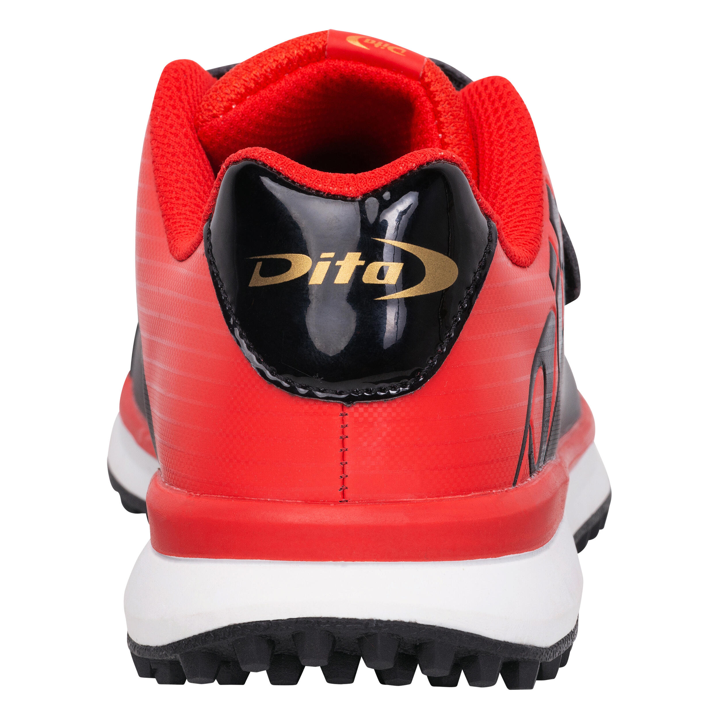 Kinder Feldhockeyschuhe Klettverschluss - Fix And Go rot/schwarz ...