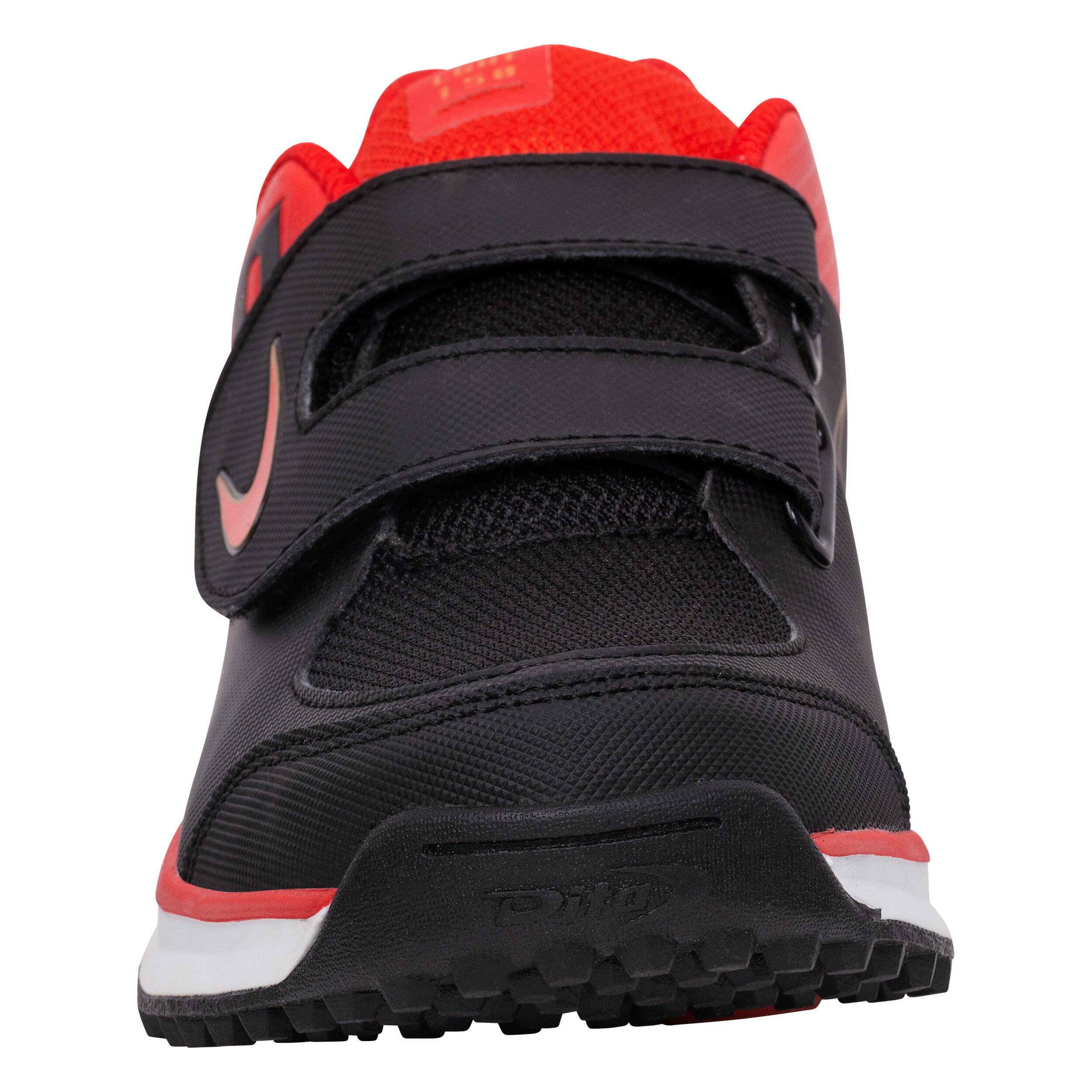 Kinder Feldhockeyschuhe Klettverschluss - Fix And Go rot/schwarz ...