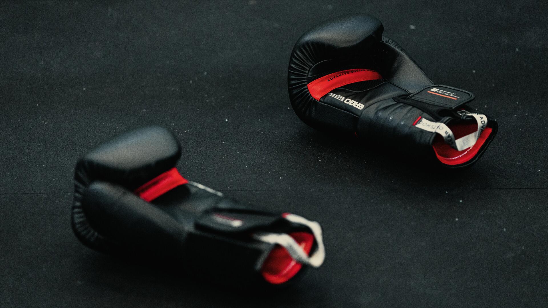 Luvas de Boxe com Suporte Articular do Punho Azul/Branco | Decathlon