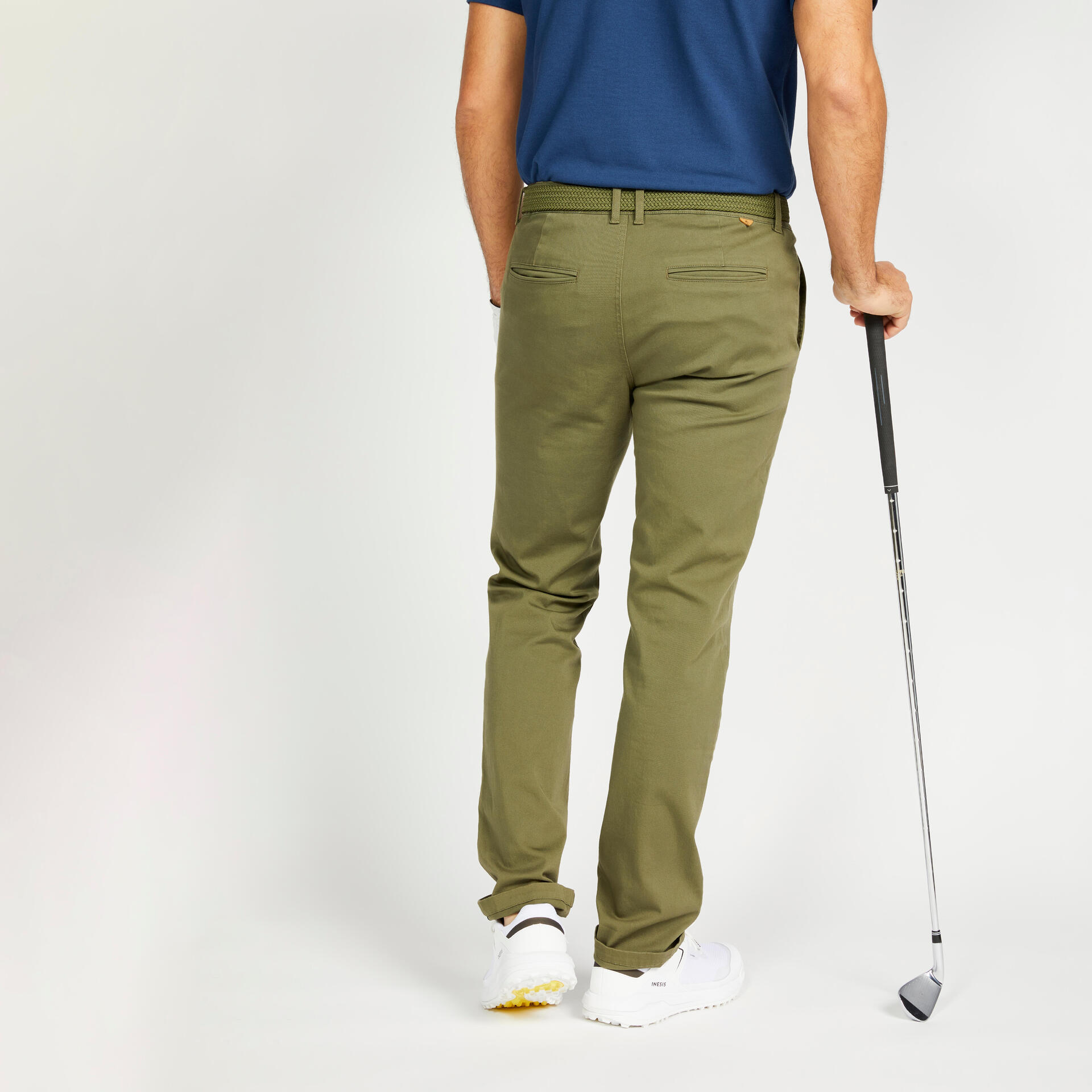 Men Golf Trousers MW500 - Khaki