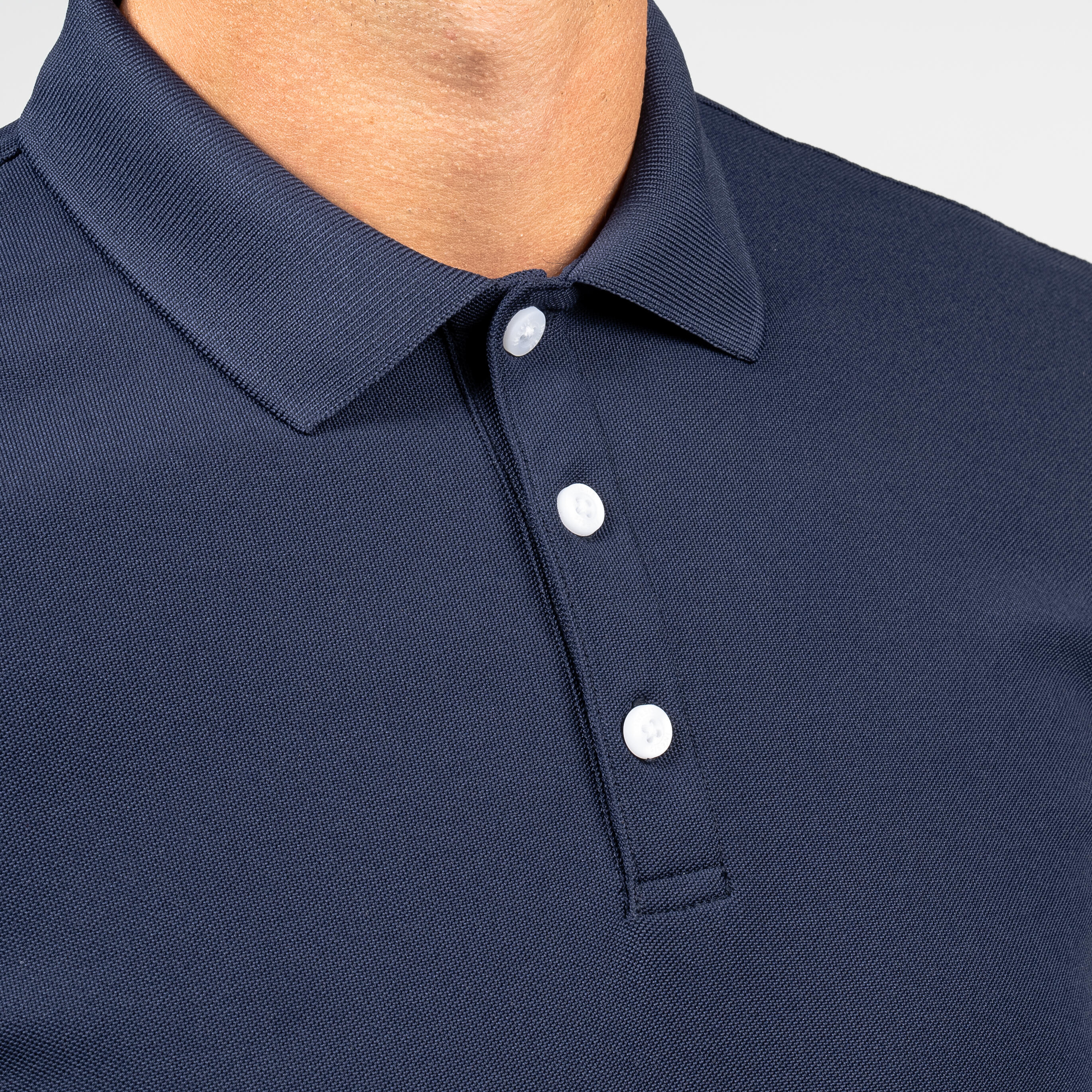 Mens Golf Short Sleeved Polo Shirt Ww500 Navy Blue