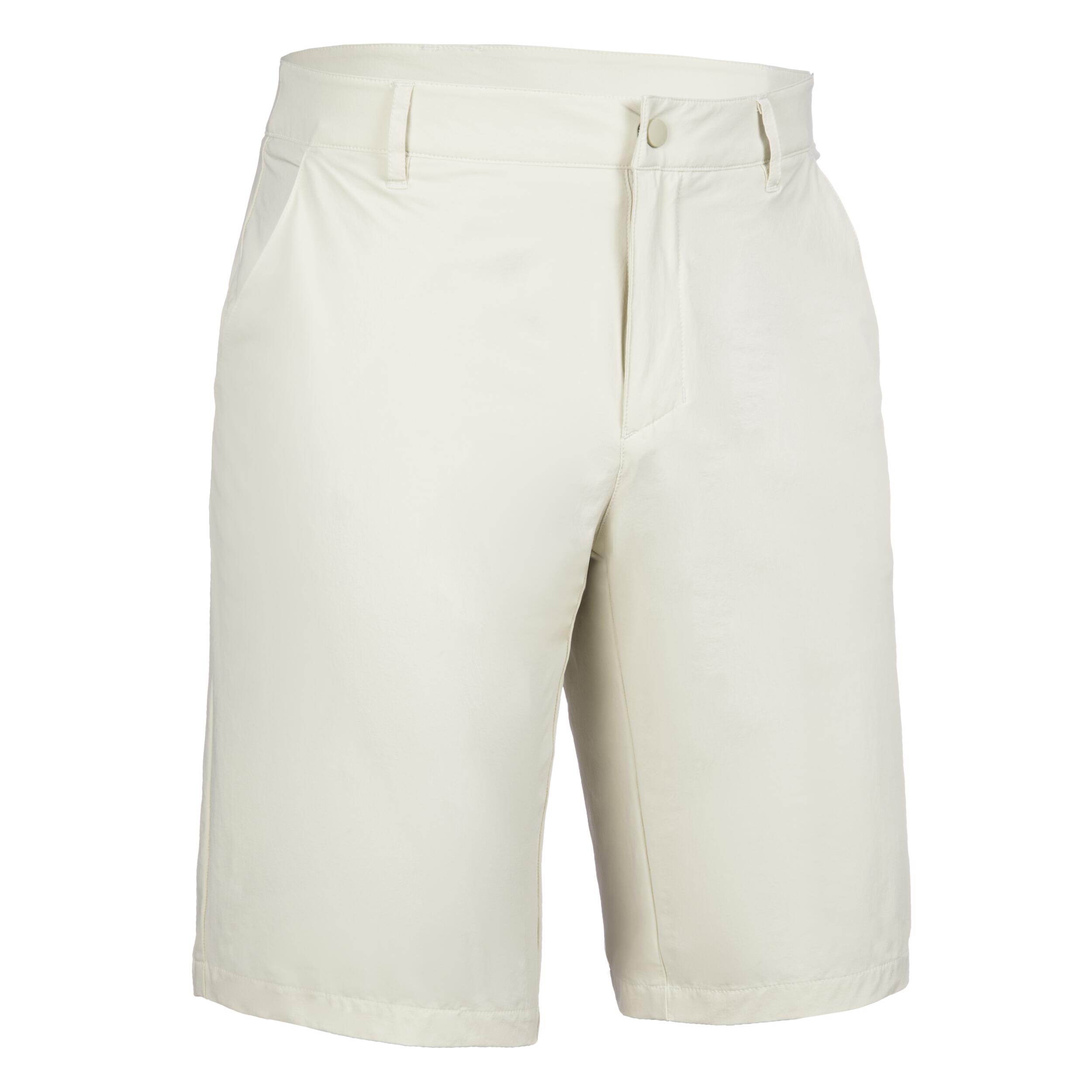 Men's golf shorts WW500 beige