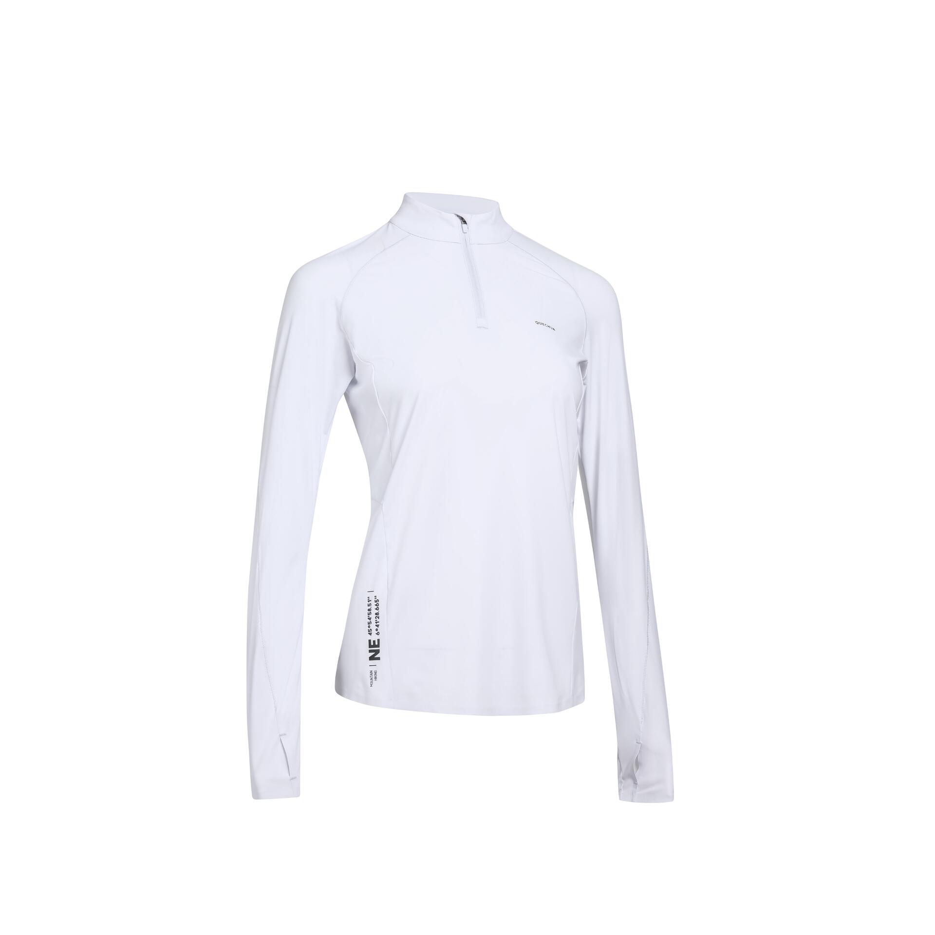 Women's Long-sleeved Mountain Walking T-shirt - Anti-UV