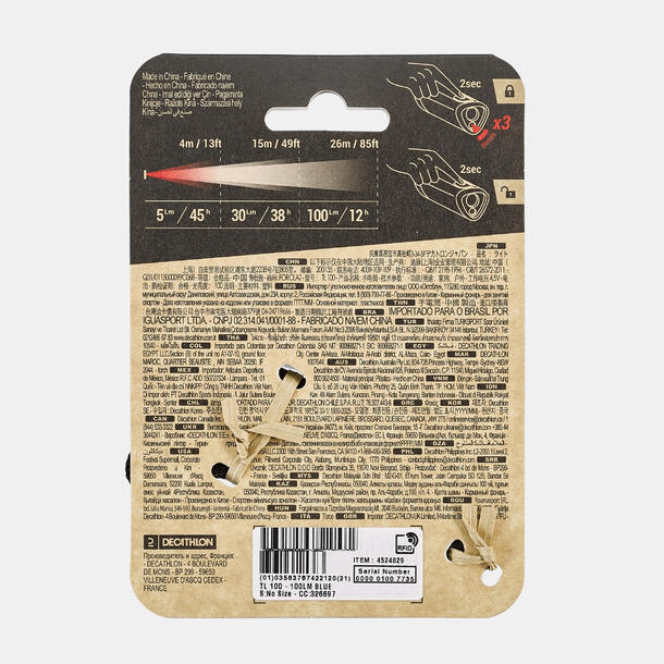 Trekking 100LM Battery Torchlight TL100 - Blue