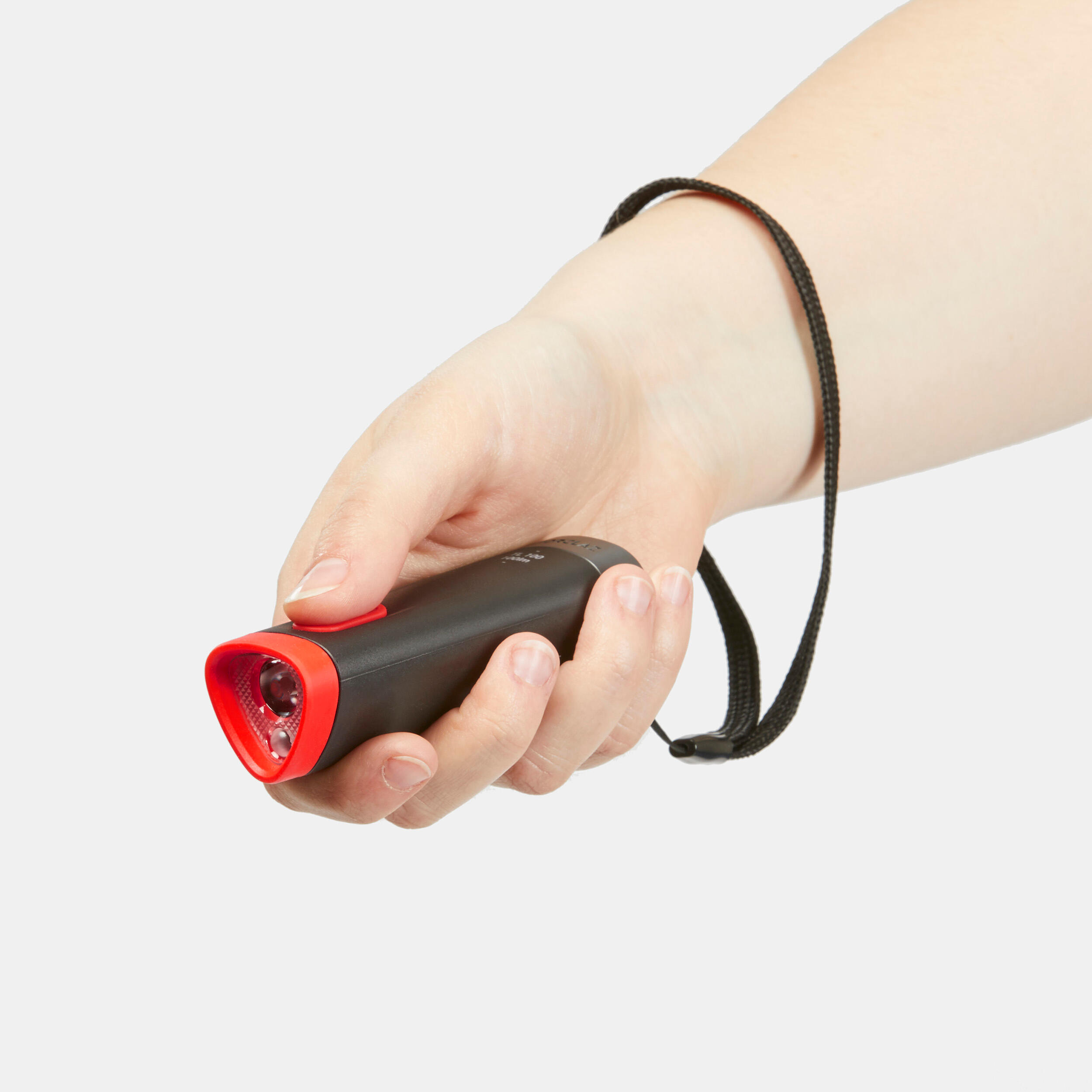 TL 100 hiking battery-powered flashlight 100 lm - Vermilion, smoked ...