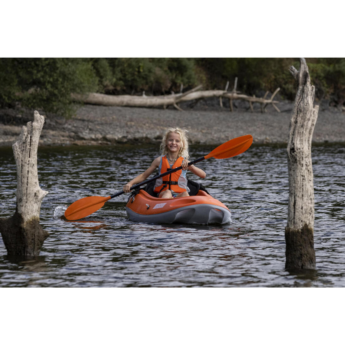 Kayak rigide de loisirs 1 place (1 adulte + 1 enfant) ouassou tahe TAHE ...