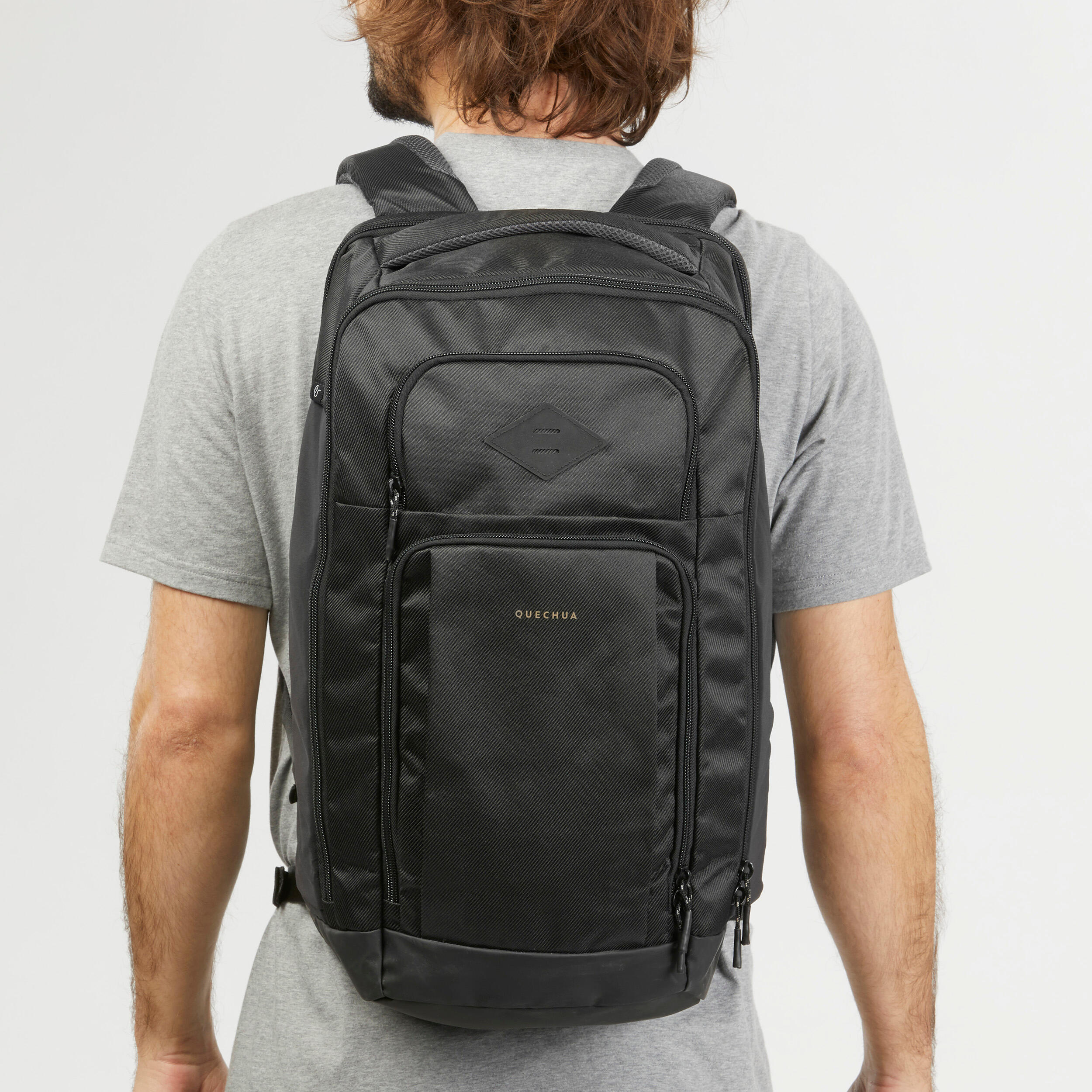 Hiking Backpack 32 L - NH Escape 500 Black - smoked black, Caramel ...
