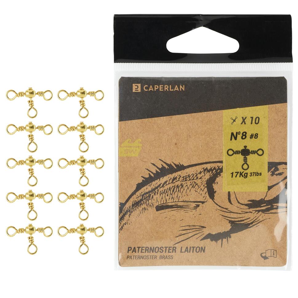 Émerillon pêche paternoster laiton SW x10 CAPERLAN | Decathlon