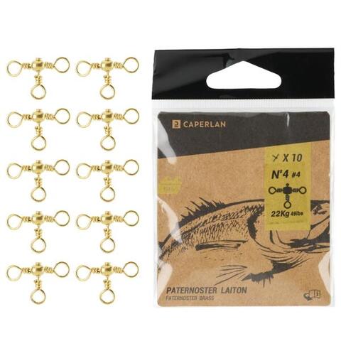 Émerillon pêche paternoster laiton SW x10 CAPERLAN | Decathlon