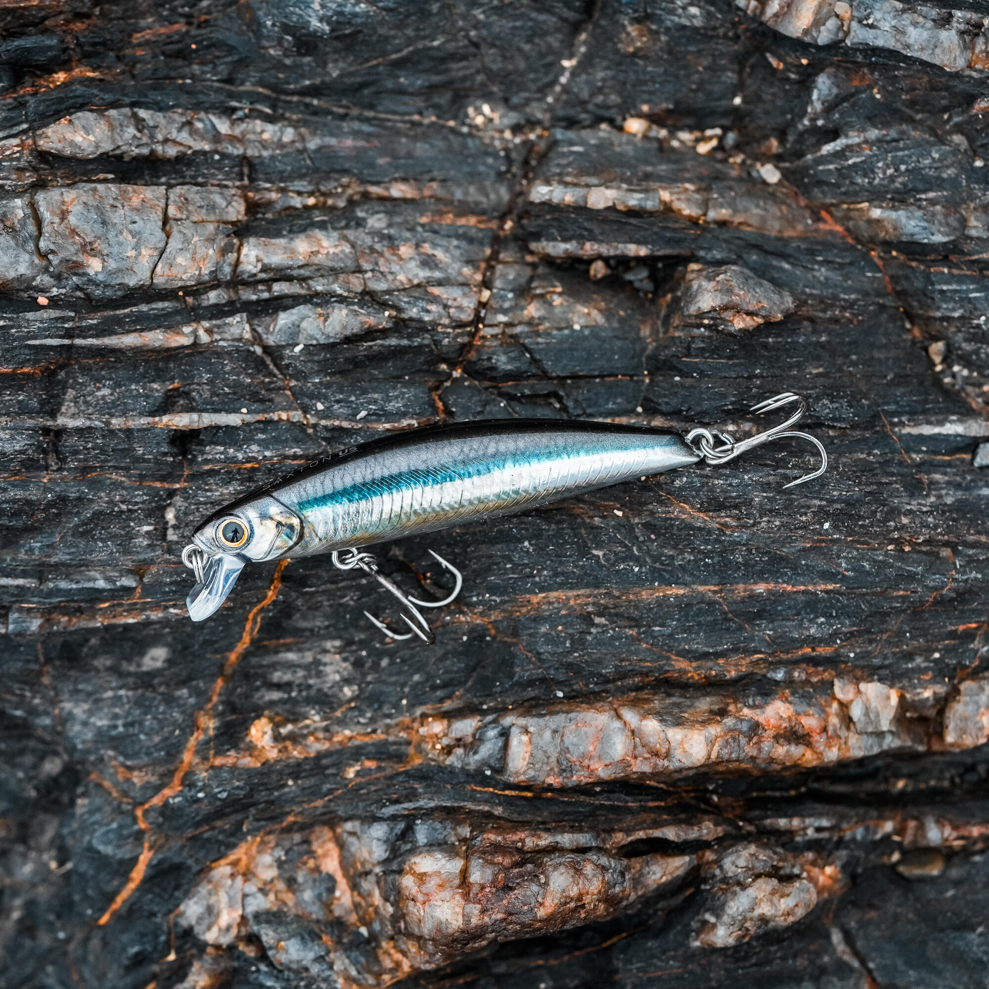 Lure Fishing at Sea Hard Lure SAXTON 75 US - Anchovy - Decathlon