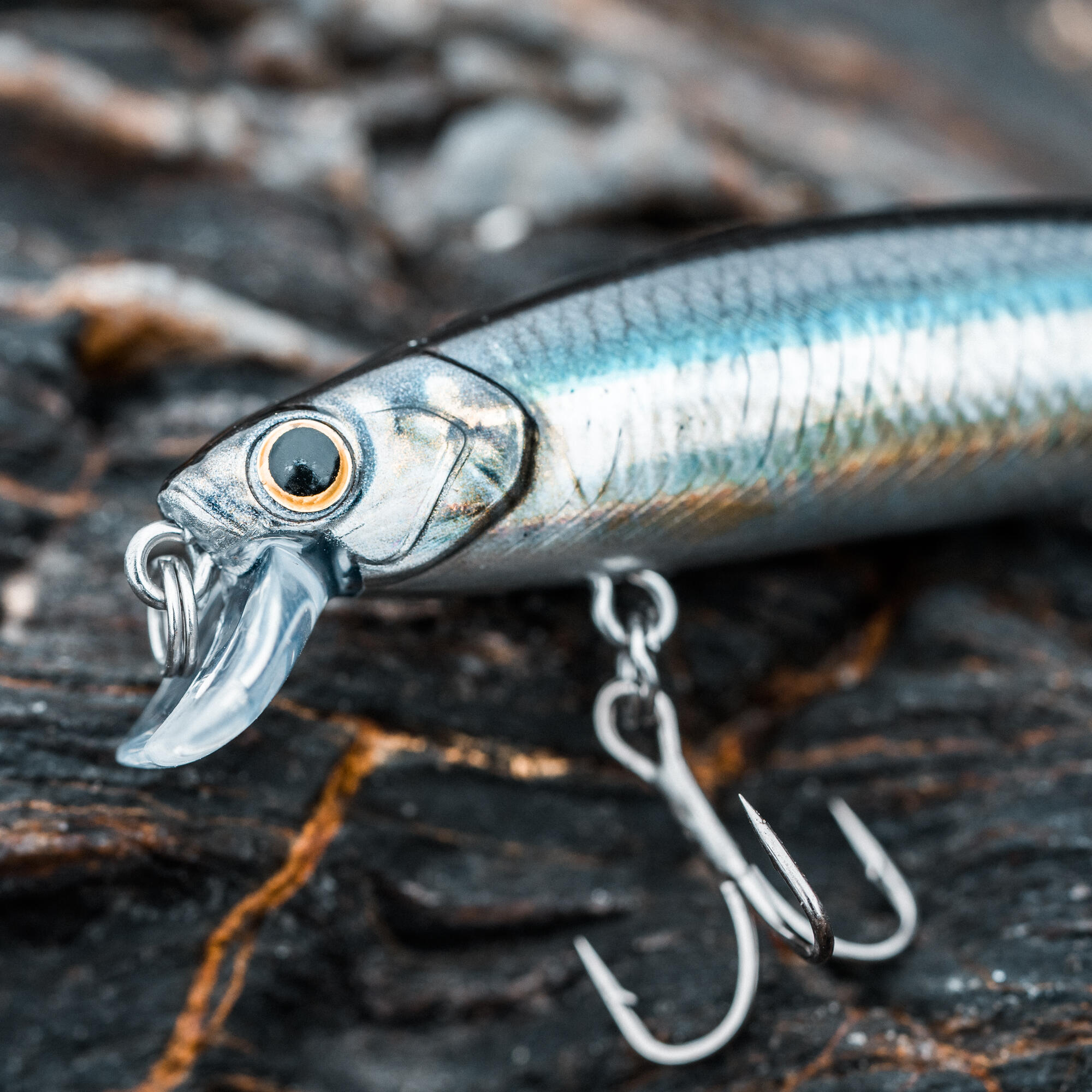 Lure Fishing at Sea Hard Lure SAXTON 75 US - Anchovy - Decathlon