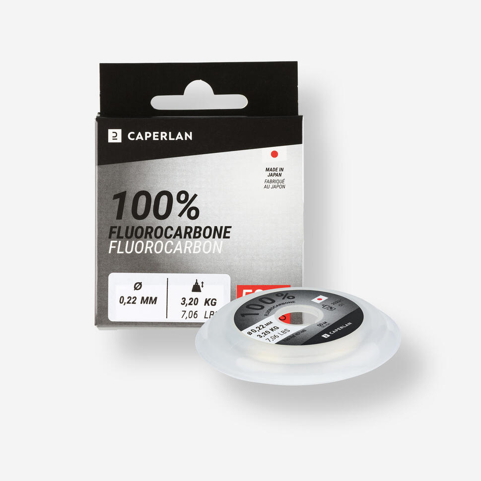 FIO DE PESCA 100% FLUOROCARBONO 50 M CAPERLAN - Decathlon