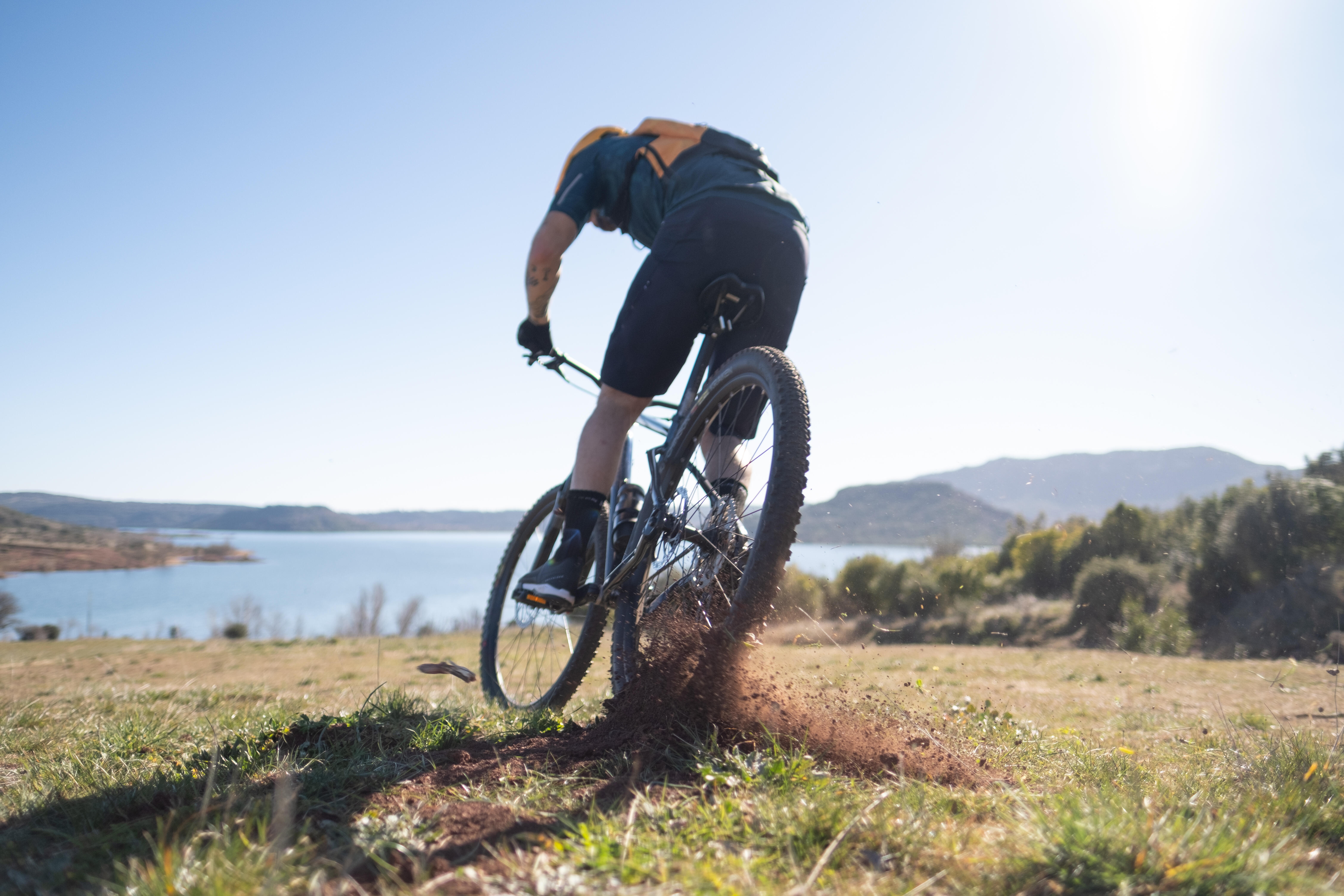 Mountain Bike Shoes - Expl 100 Black - Black - Rockrider - Decathlon