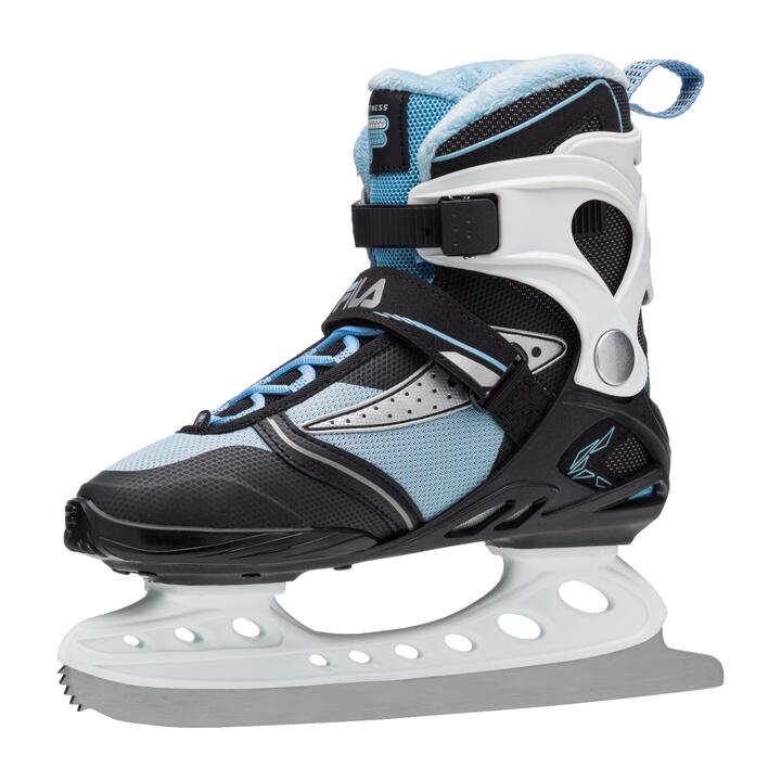 Patin à glace FILA BON noir et bleu femme FILA | Decathlon